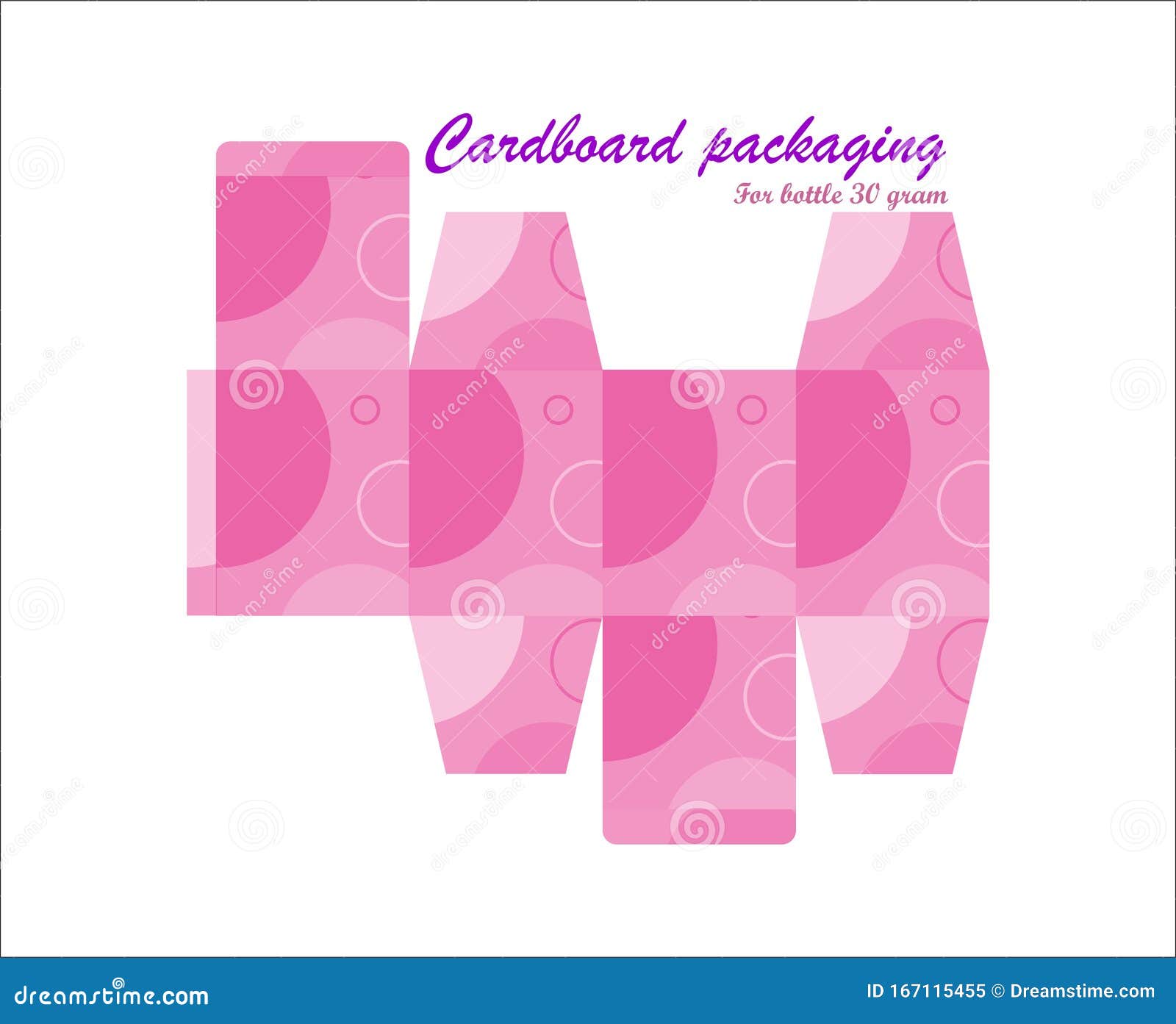 Drug Packaging for 30 Gram Bottles Stock Illustration - Illustration of ...