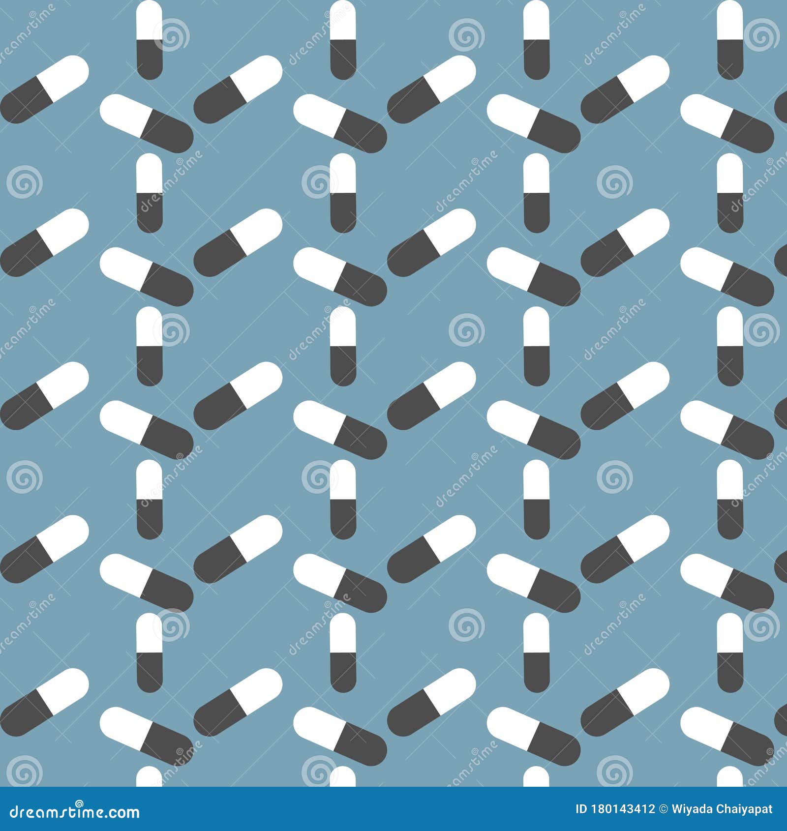 Drug Pattern on White Background Stock Illustration - Illustration of ...