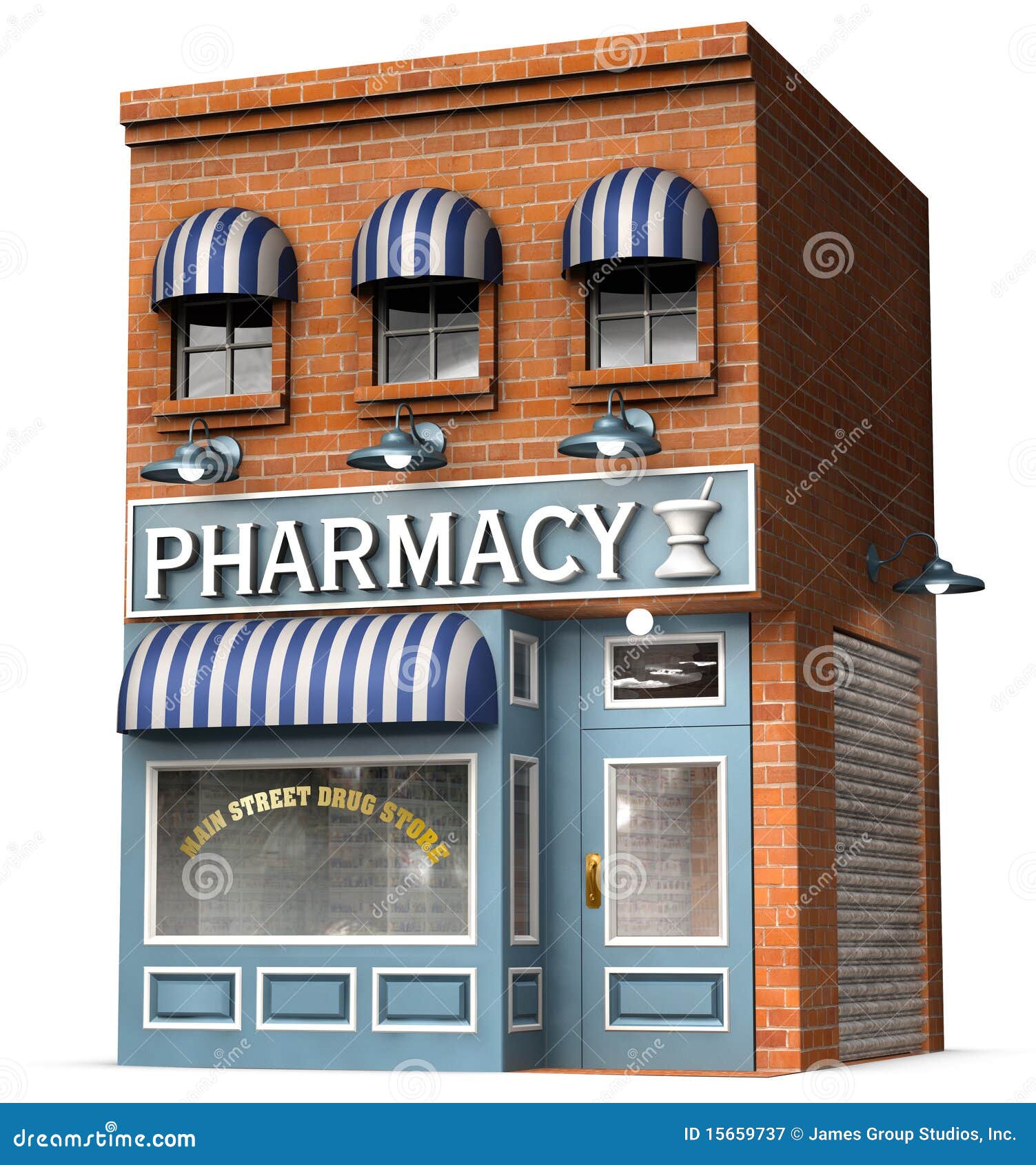 Drug Store stock illustration. Illustration of retail - 15659737