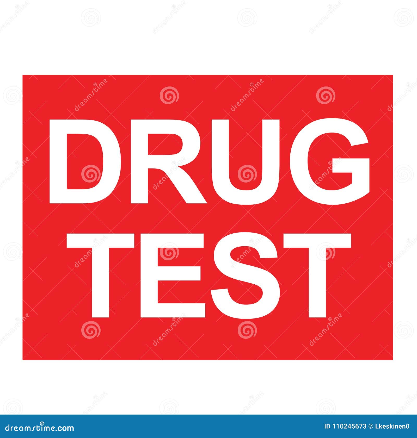Drug Test stamp typ stock vector. Illustration of addiction - 110245673