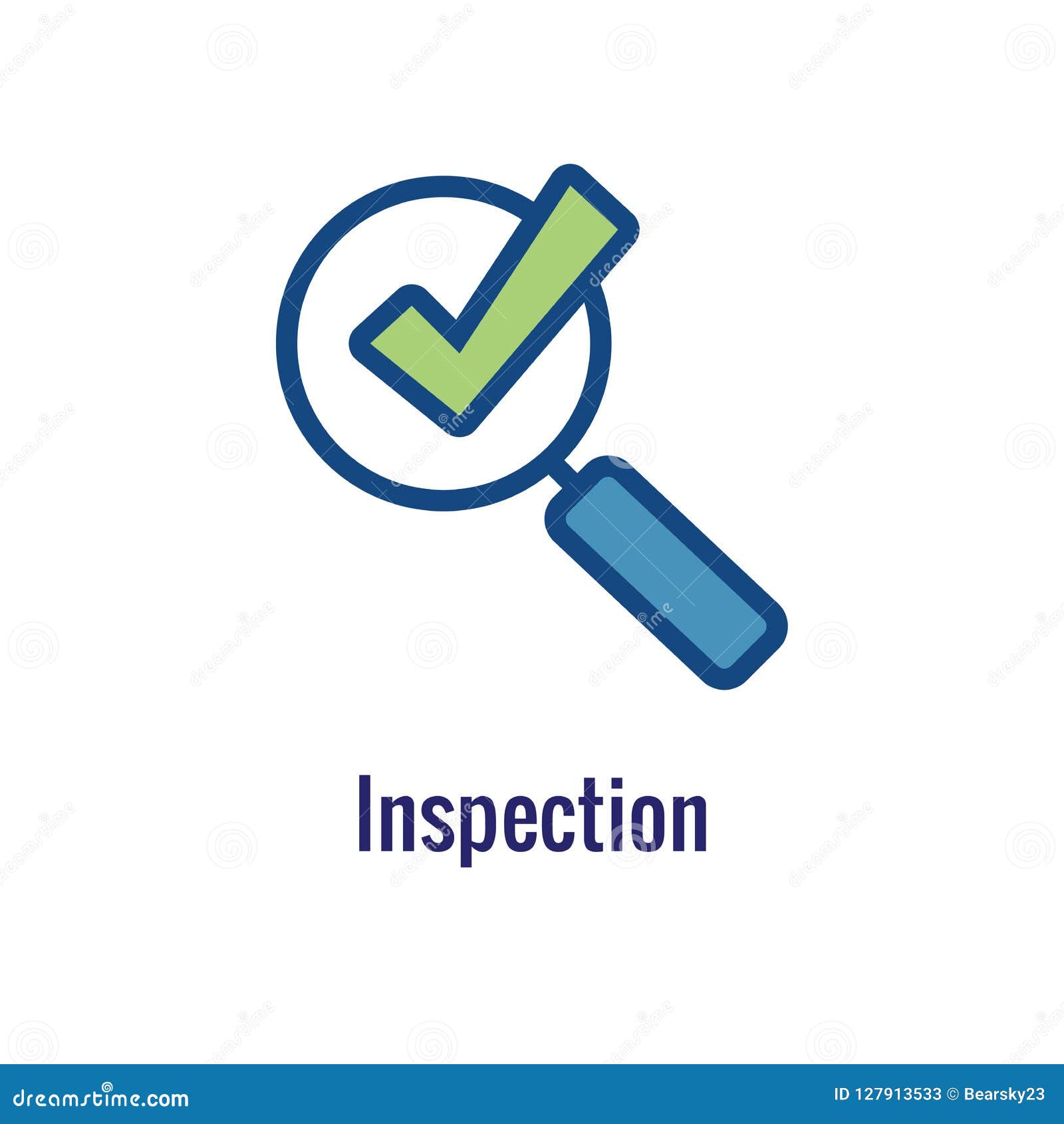 Inspection Icon Vector. Testing Illustration Sign. Check Symbol ...