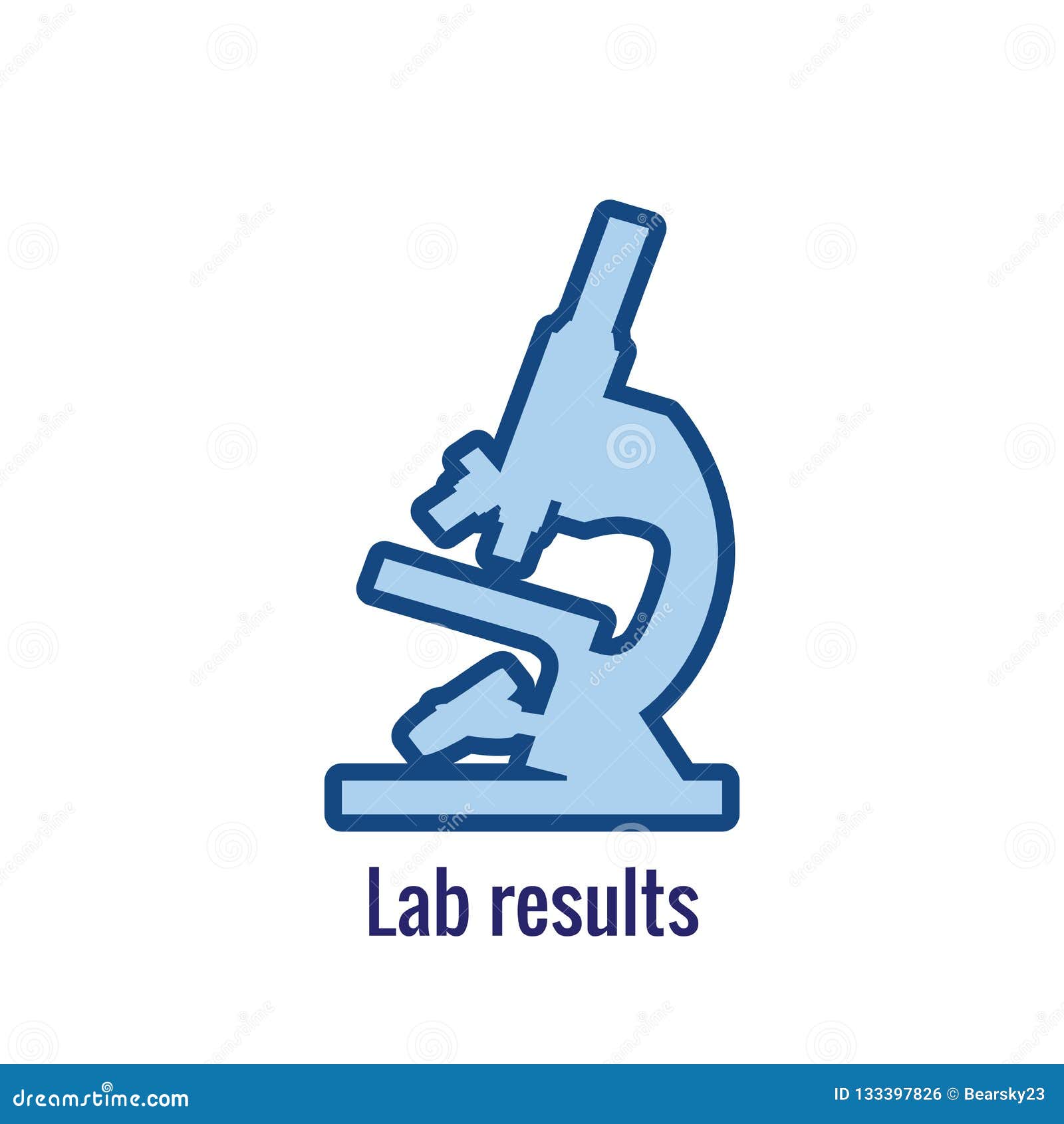 Drug Testing and Process Icon Vector Graphic W Rounded Edges Stock ...
