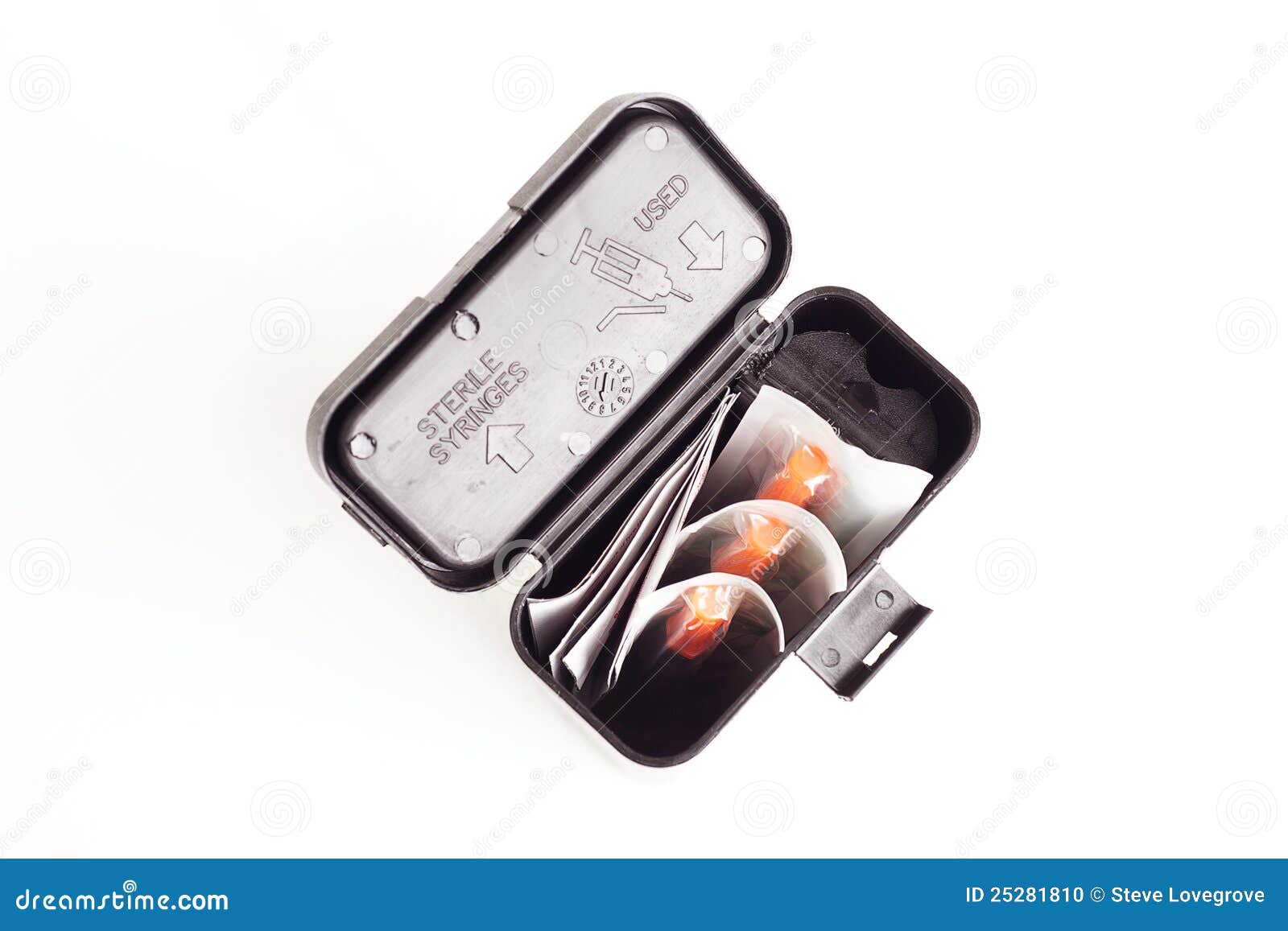 Drug User Syringe and Needle Kit Stock Photo - Image of needles ...