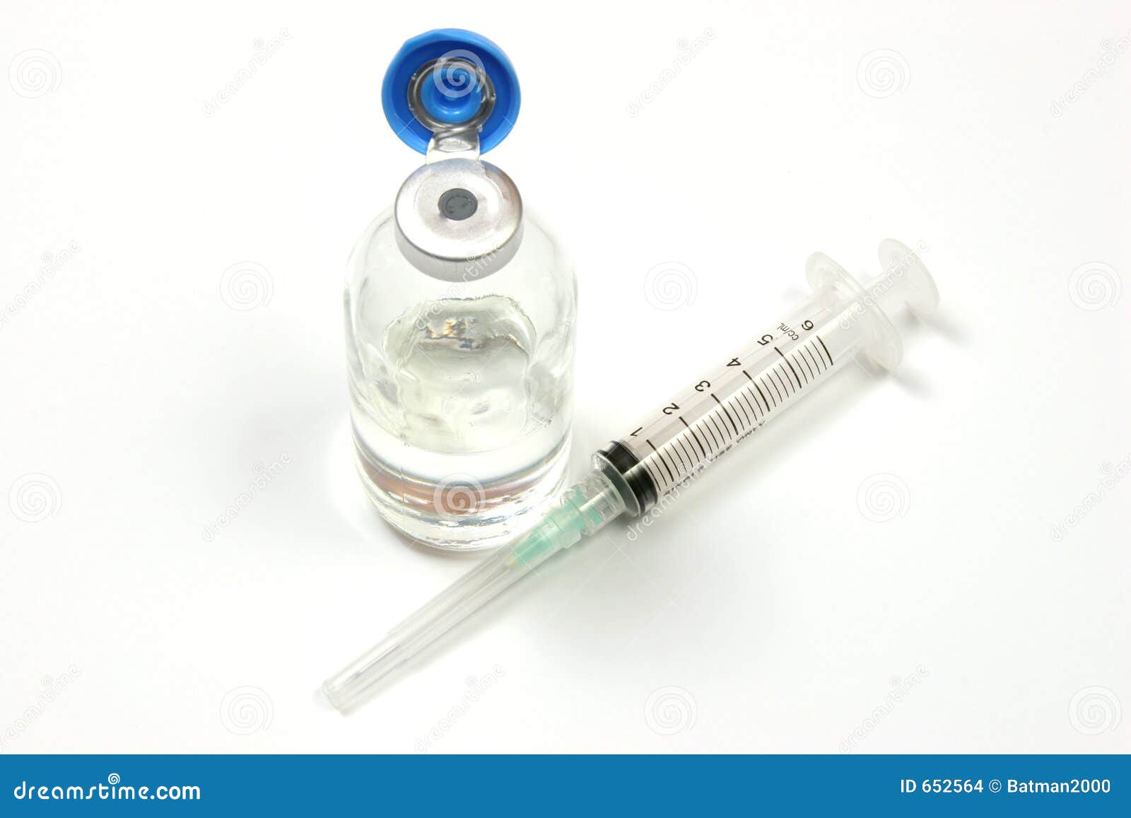 Drug Vial and Syringe Horizontal Stock Photo - Image of shot, detail ...