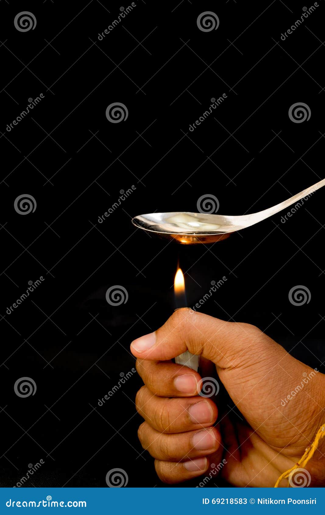 Drugs burnt stock image. Image of dark, heroin, dangerous - 69218583