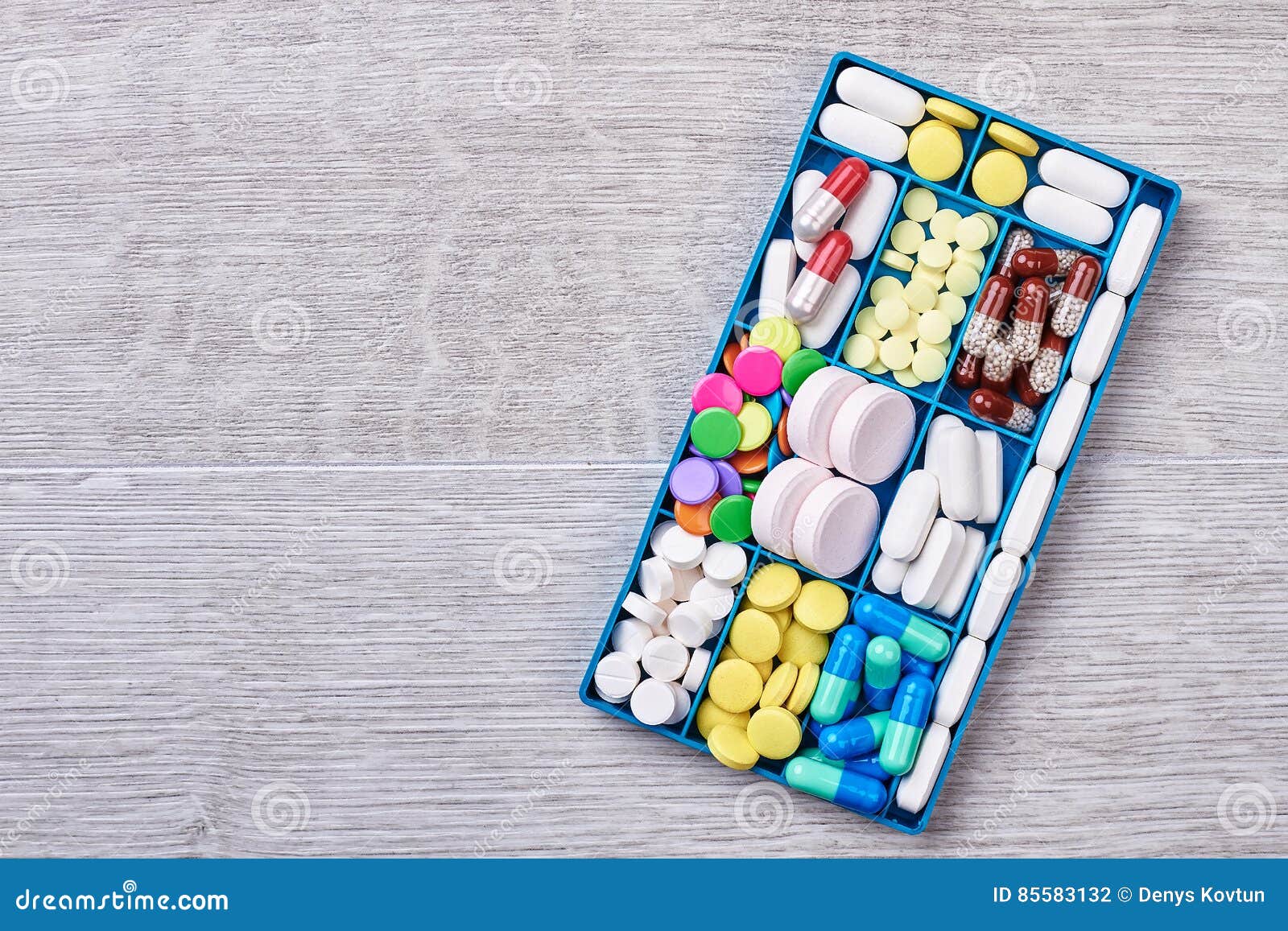 Drugs in Medical Container. Stock Photo - Image of colorful, bright ...