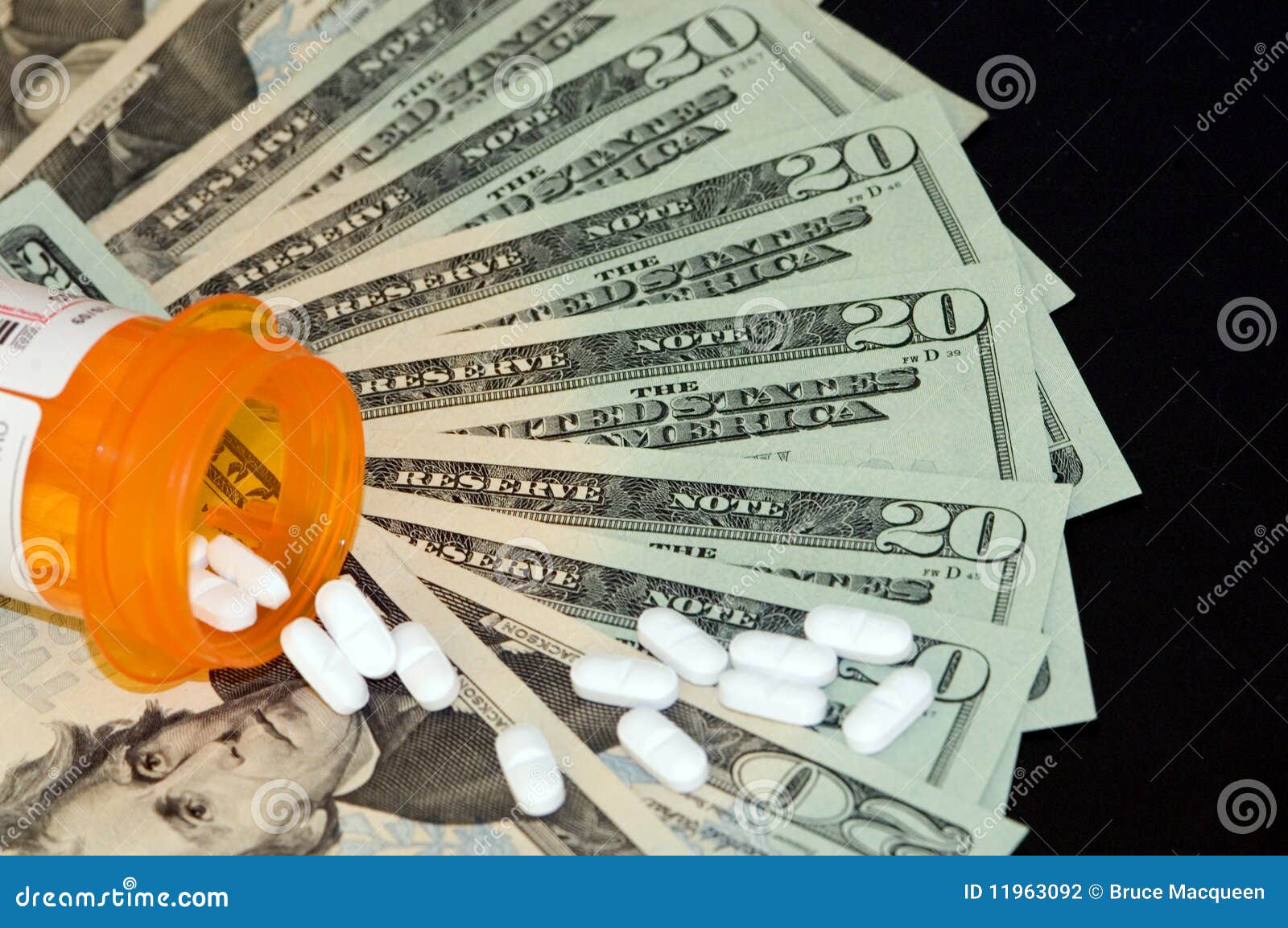 Stacks Of Money And Drugs