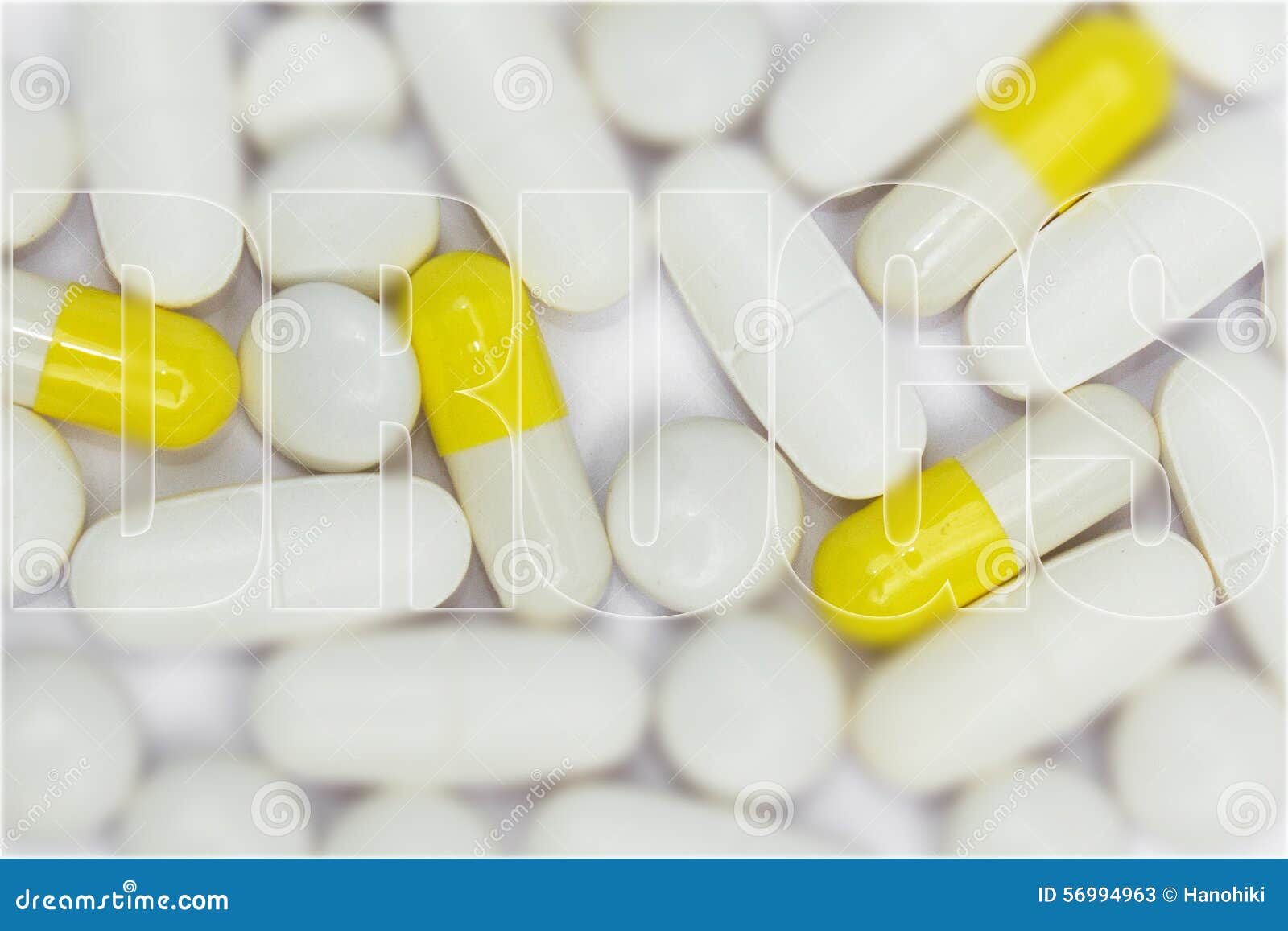 Drugs, text and pills stock image. Image of painkiller - 56994963