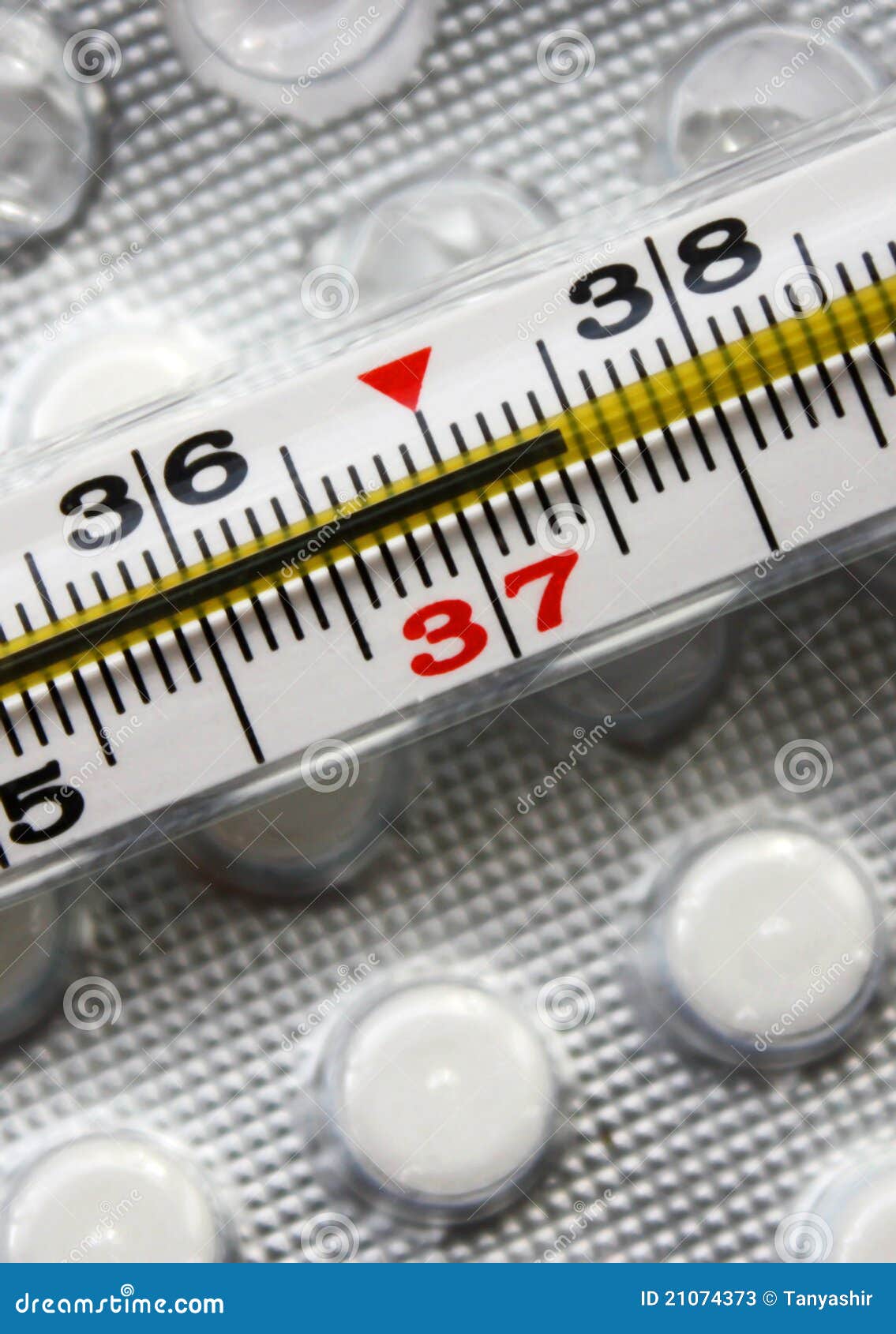 Drugs and Thermometer stock image. Image of medic, disease - 21074373