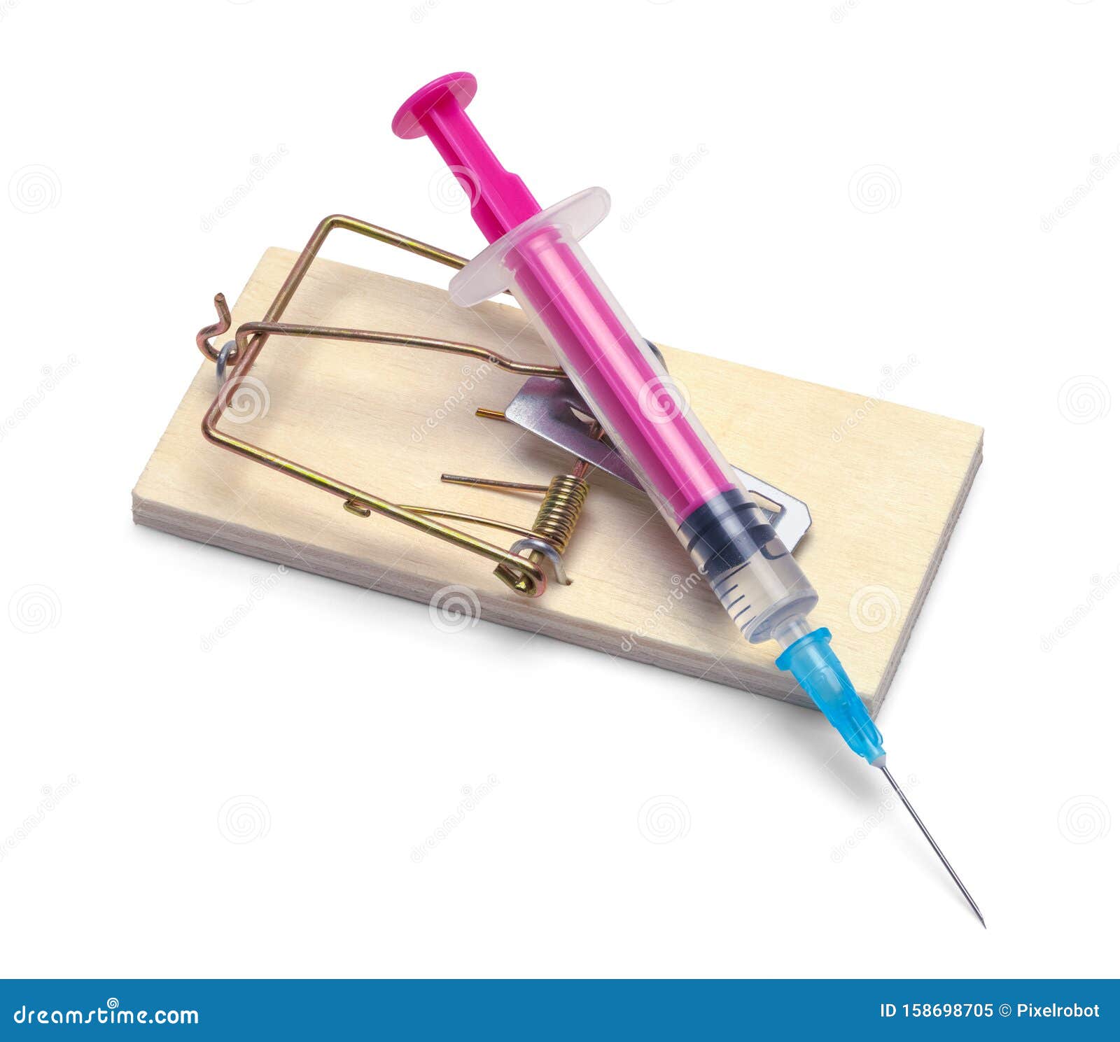 Drugs Trap stock image. Image of narcotic, animal, needle - 158698705