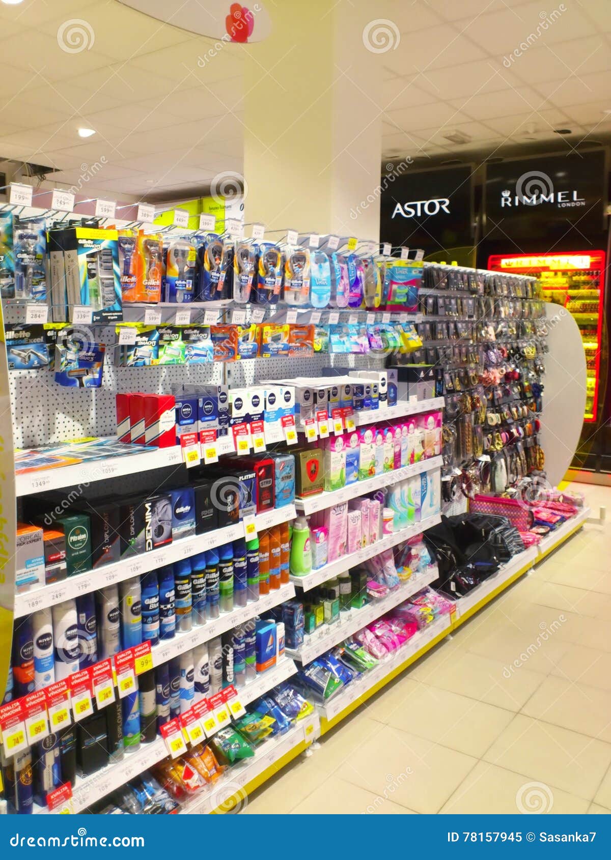 Drugstore shelves editorial image. Image of store, cleansers - 78157945