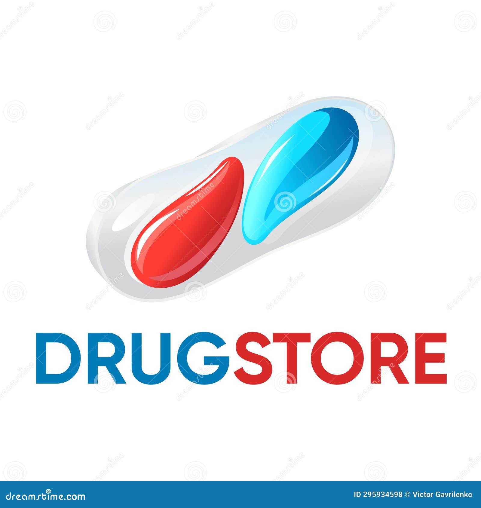 Drugstore Vector Layout of the Logo Stock Vector - Illustration of ...