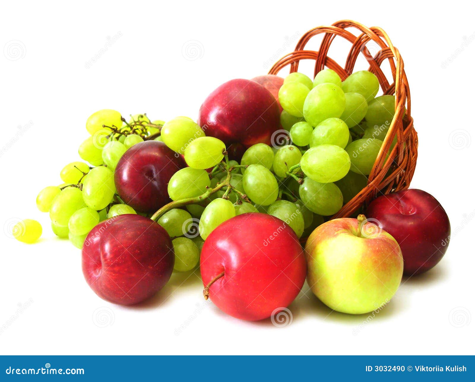 Druiven, pluim en appel stock foto. Image of assortiment - 3032490