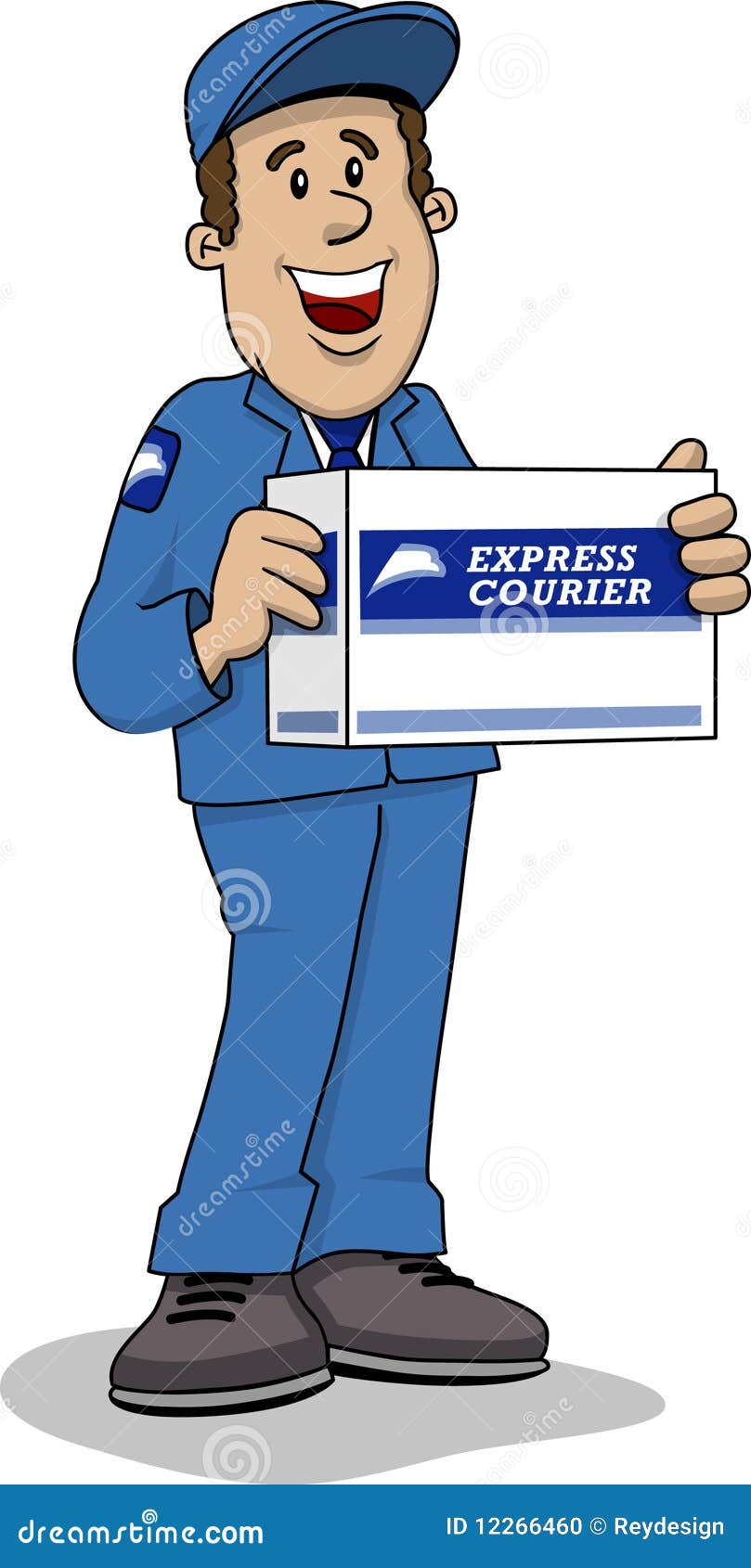 Druk Koerier Uit Stock Foto - Beeld: 12266460