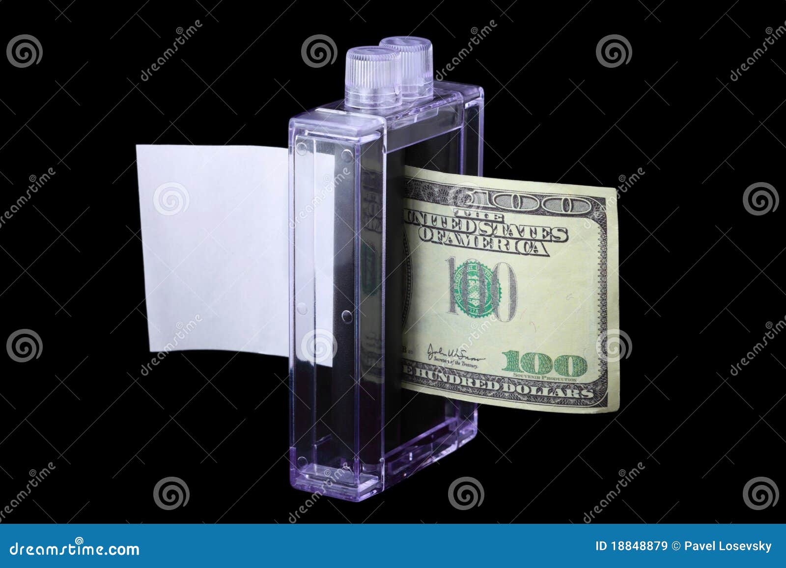 Druk-pers Die Document in Geld Omzet Stock Afbeelding - Image of één ...