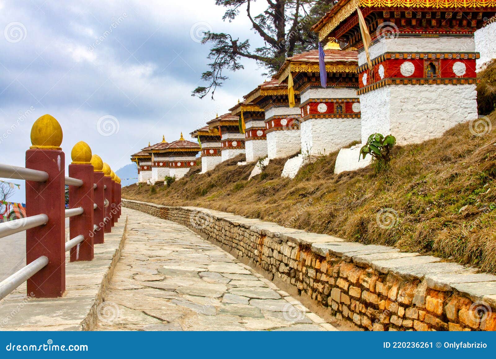 Druk Wangyal Temple At Dochula Pass, Bhutan Royalty-Free Stock Photo ...