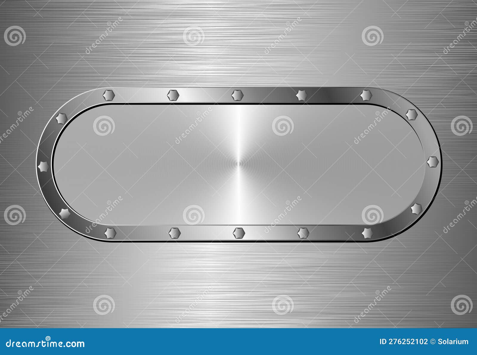 Plate stock vector. Illustration of panel, silver, drukowanie - 276252102