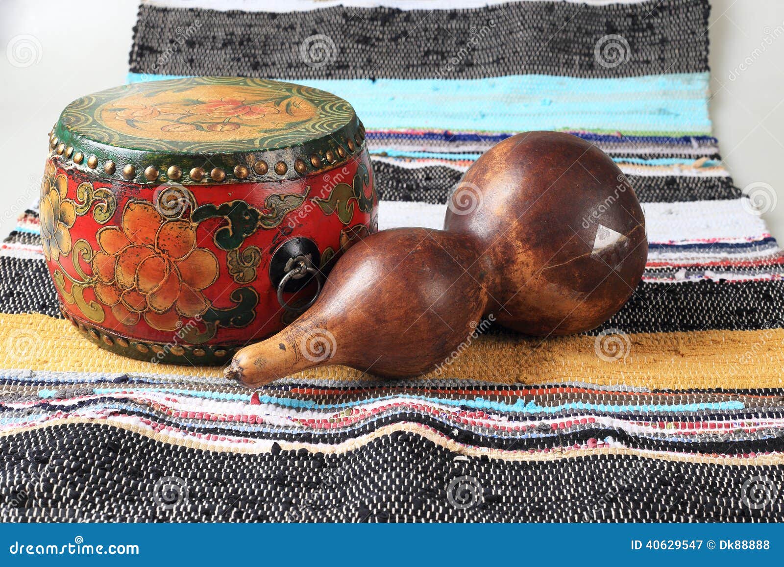 Drum and calabash stock image. Image of culture, china - 40629547