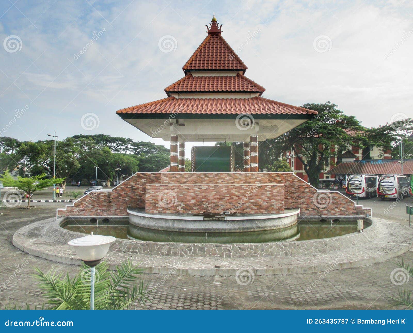 The Drum of the Great Mosque of Central Java Stock Image - Image of ...