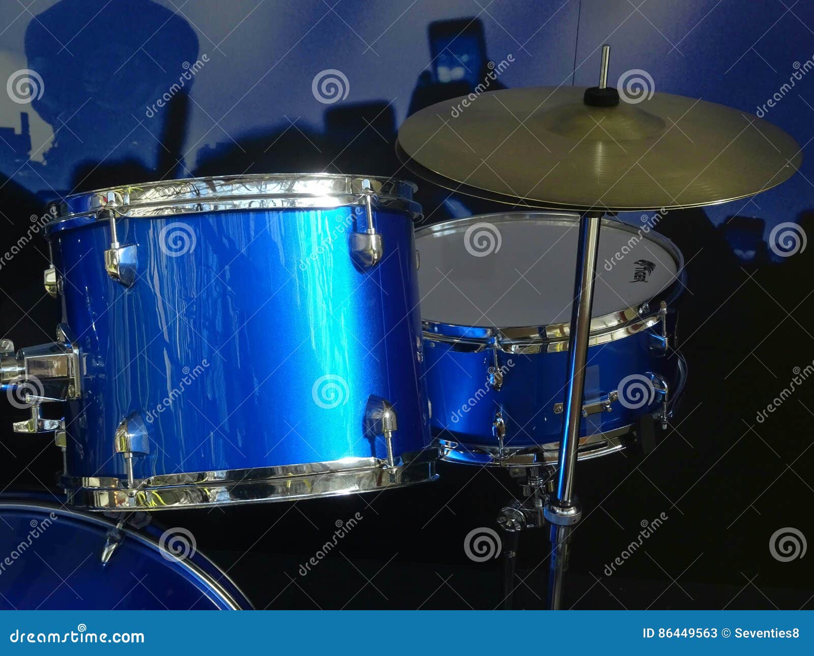 Drum Kit stock image. Image of musical, performance, stick - 86449563