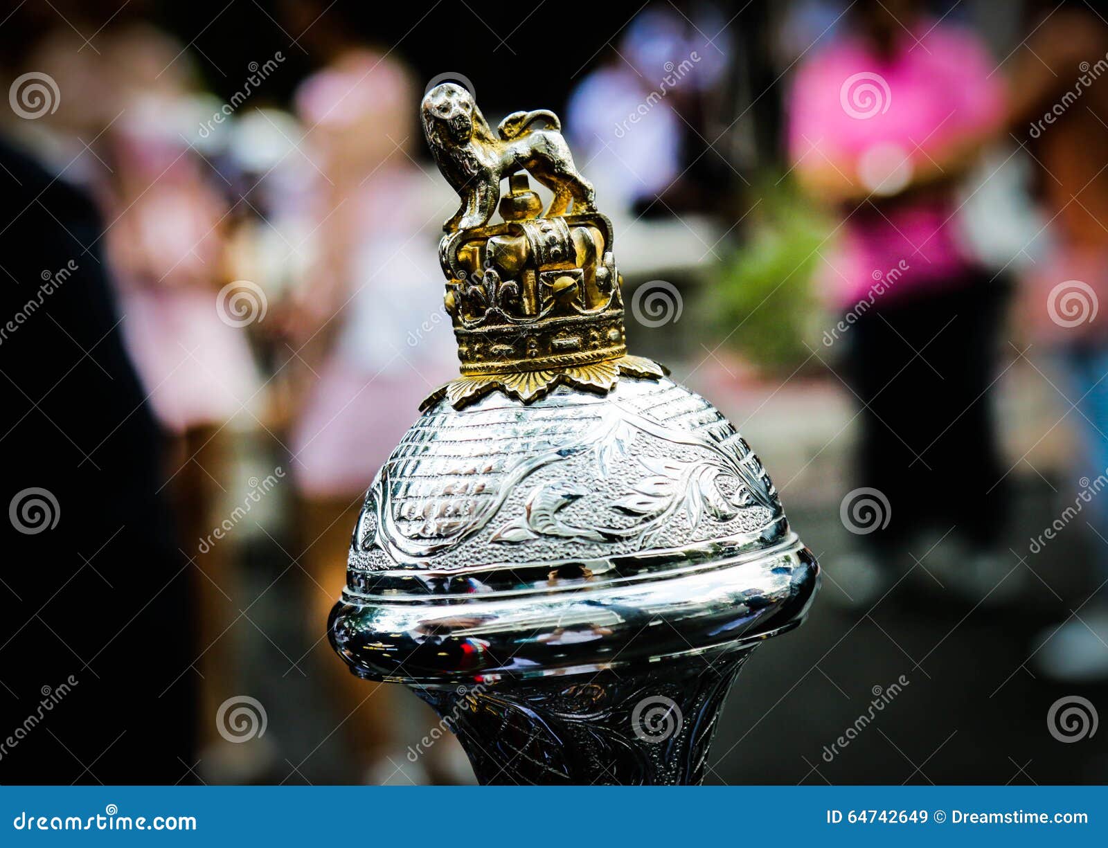 Drum Major Baton Mace, Music Instrument Isolated On White Background ...