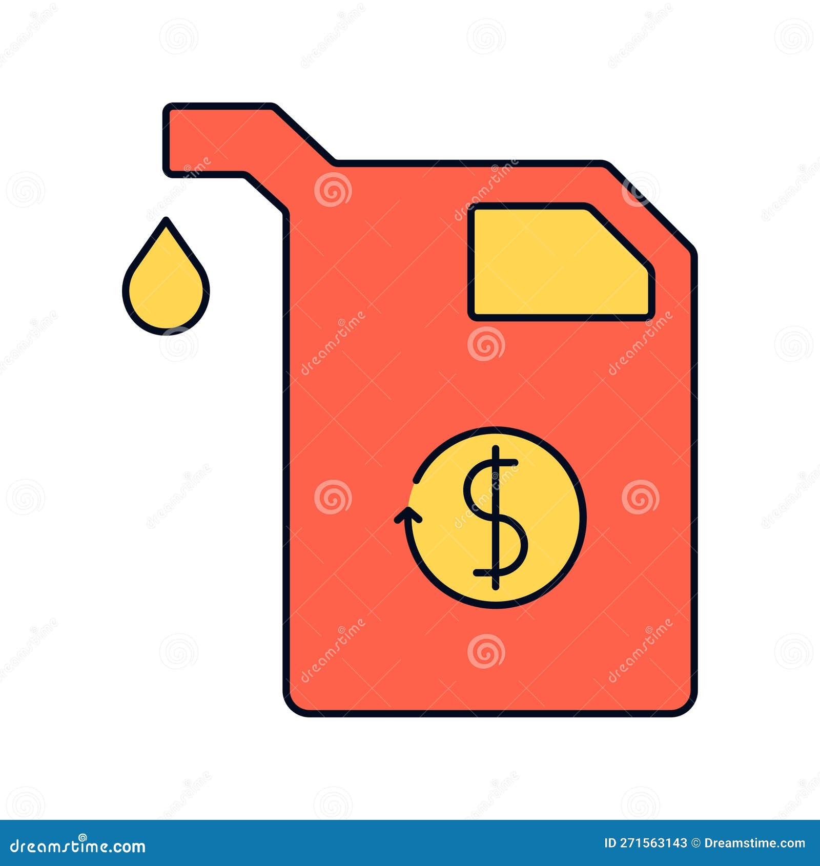 Drum, Oil Pot, Oil Drum, Fuel Drum or Pot Icon Stock Vector ...