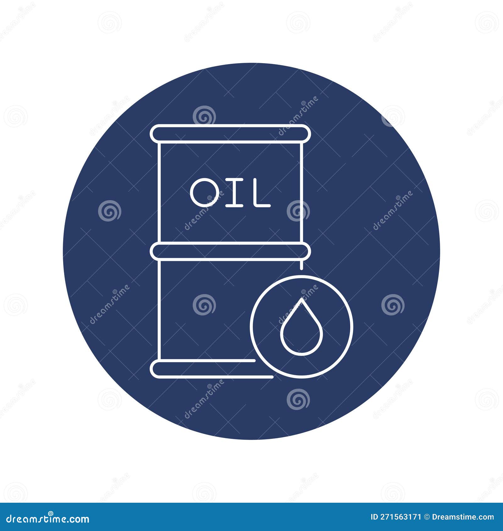 Drum, Oil Pot, Oil Drum, Fuel Drum or Pot Icon Stock Vector ...