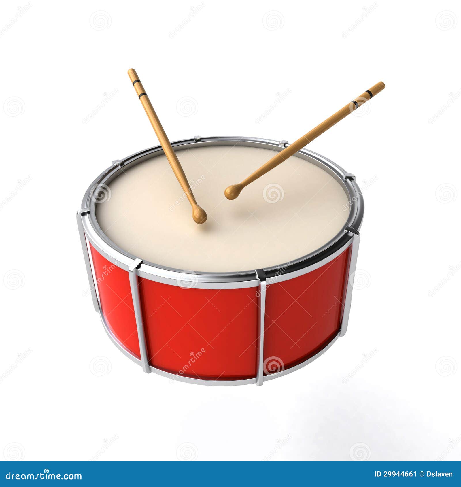 Drum with sticks stock illustration. Illustration of play - 29944661