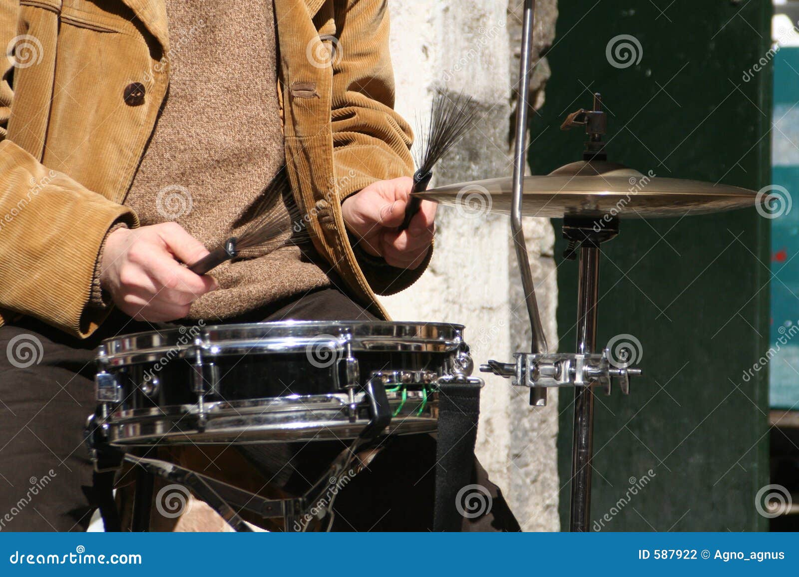 Drum player stock photo. Image of jazz, play, closeup, drummer - 587922