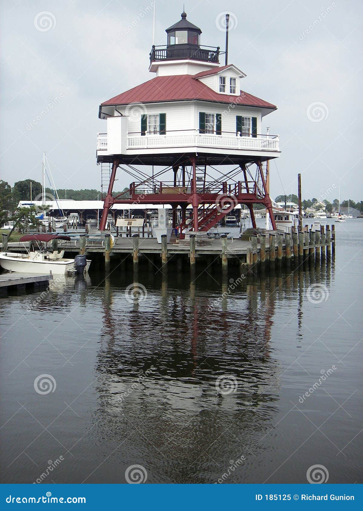 Drum Point Lighthouse stock image. Image of solomons, museum - 185125