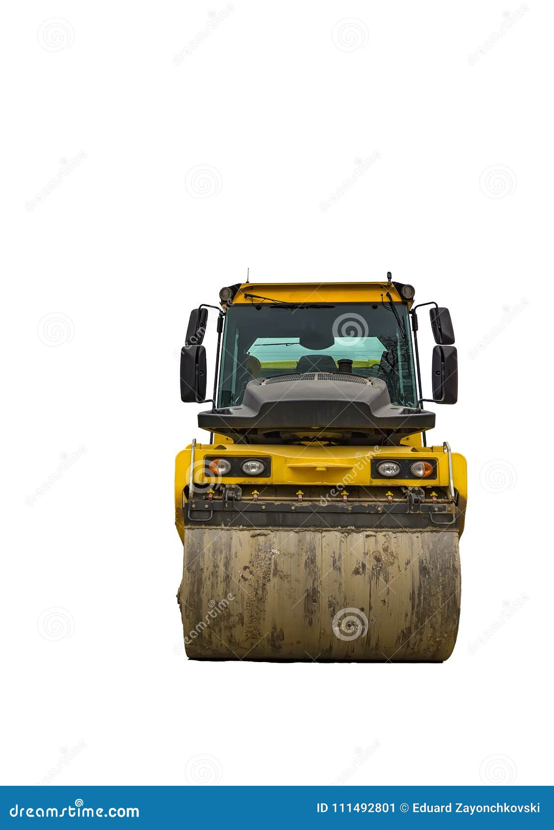 Steamroller Front Side Royalty-Free Stock Image | CartoonDealer.com ...