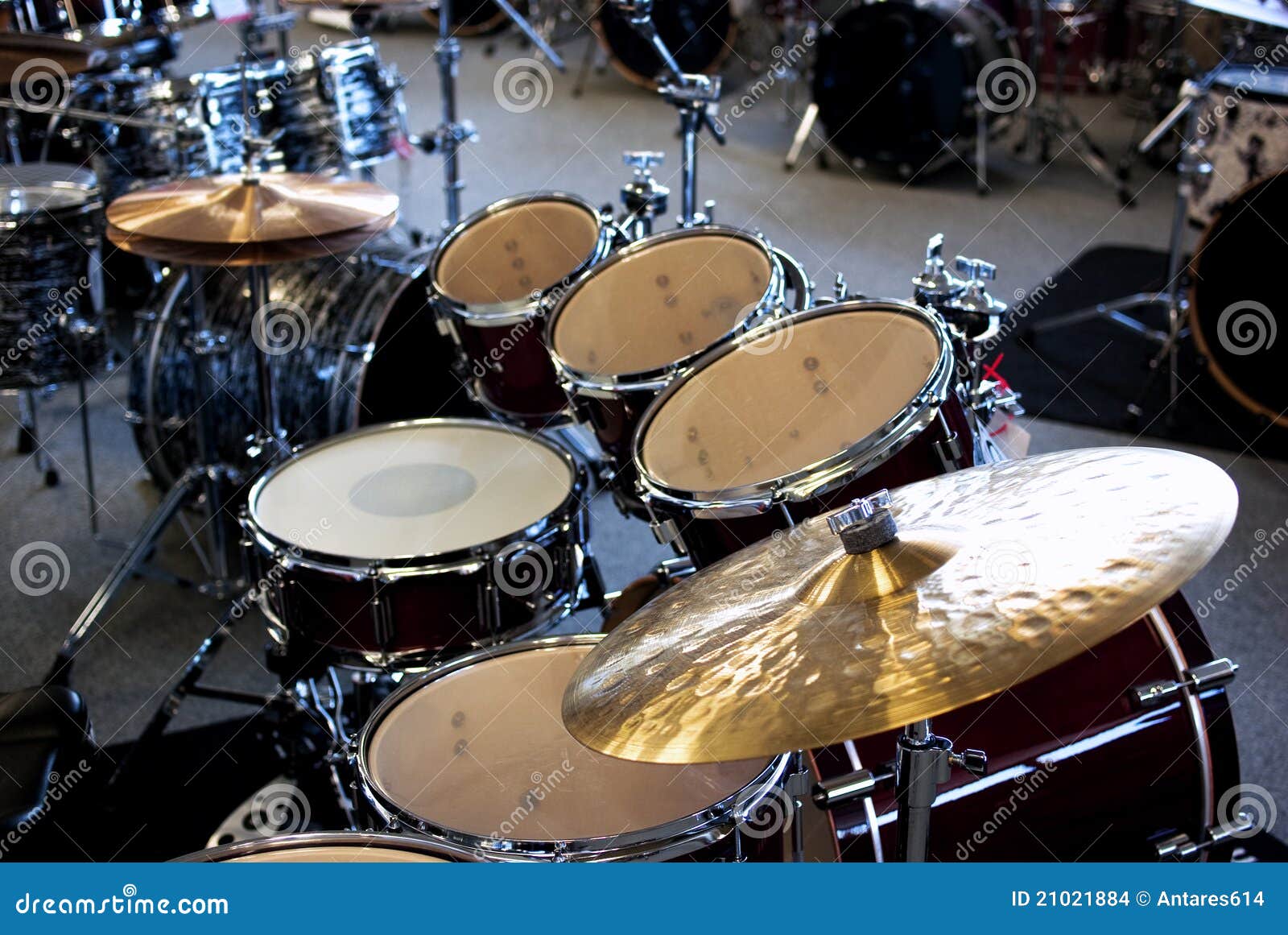 Drum set stock photo. Image of shell, beat, coating, coated - 21021884