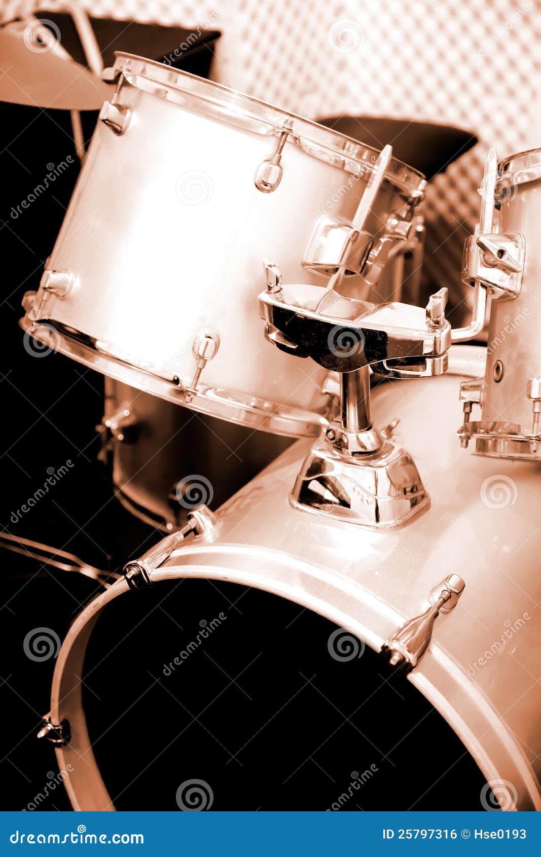 Drum set stock photo. Image of entertainment, plywood - 25797316