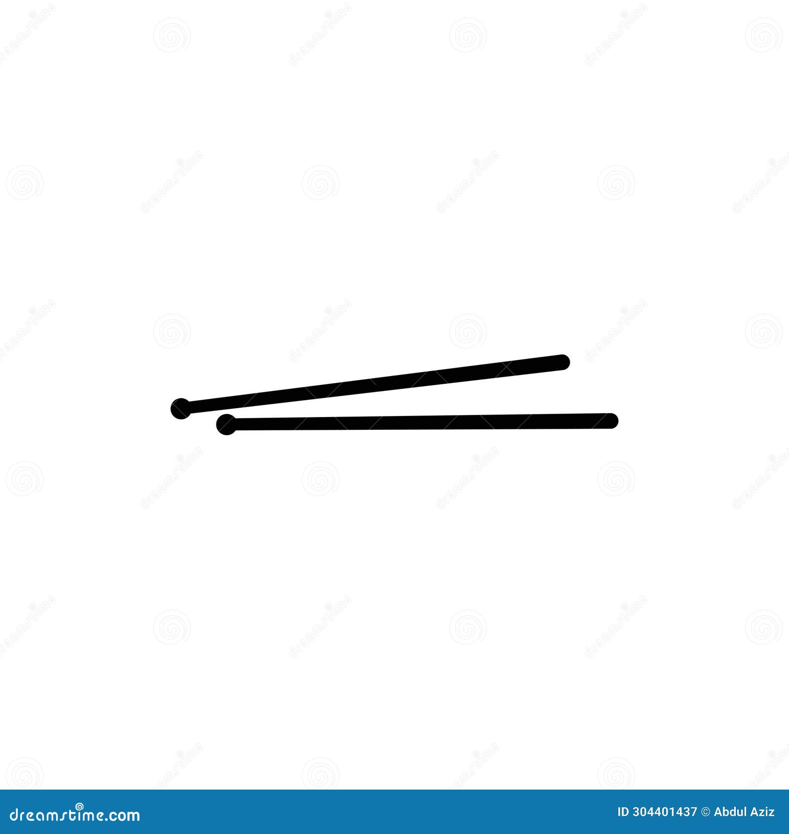 Drum Stick Icon Template Vector Stock Vector - Illustration of carnival ...