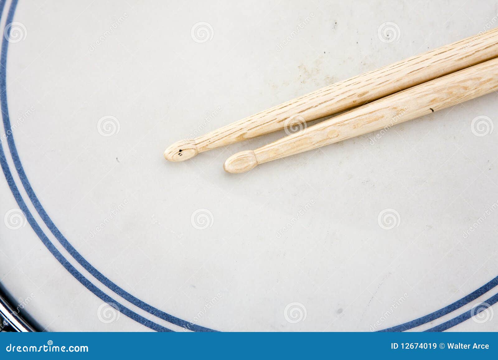 Drum Sticks Prepared for Playing Stock Image - Image of percussion ...