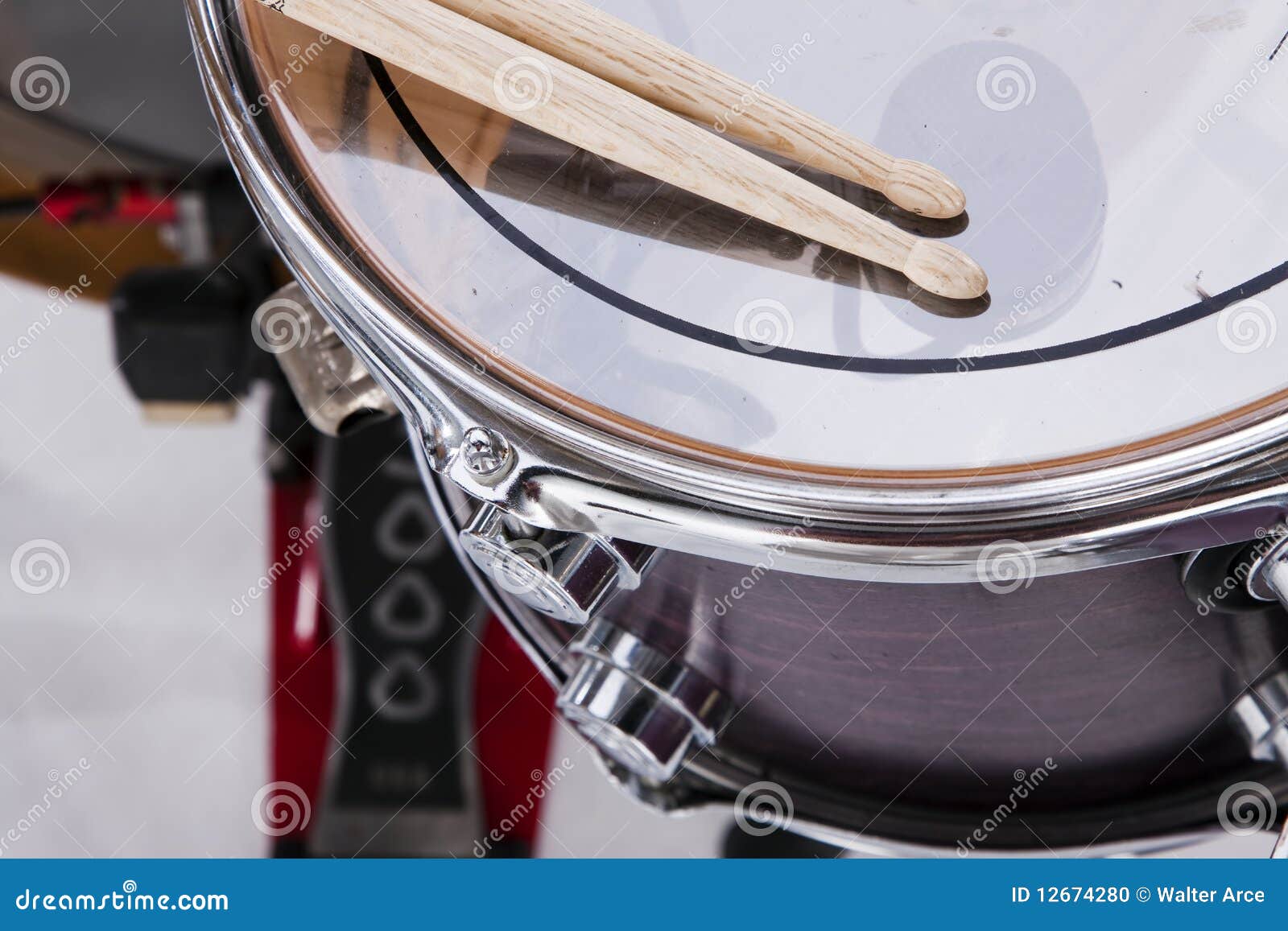 Drum Sticks Prepared for Playing Stock Photo - Image of percussion ...
