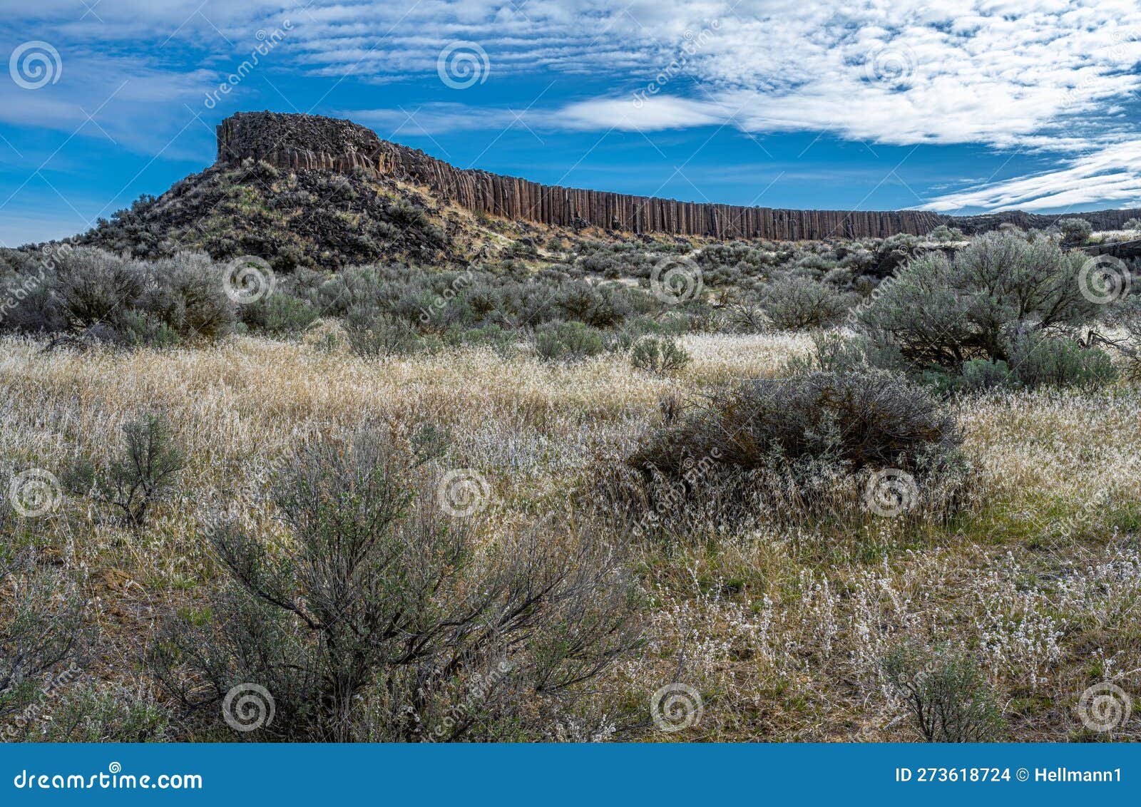 Drumheller Channel Basalt Columns Stock Photo - Image of natural ...