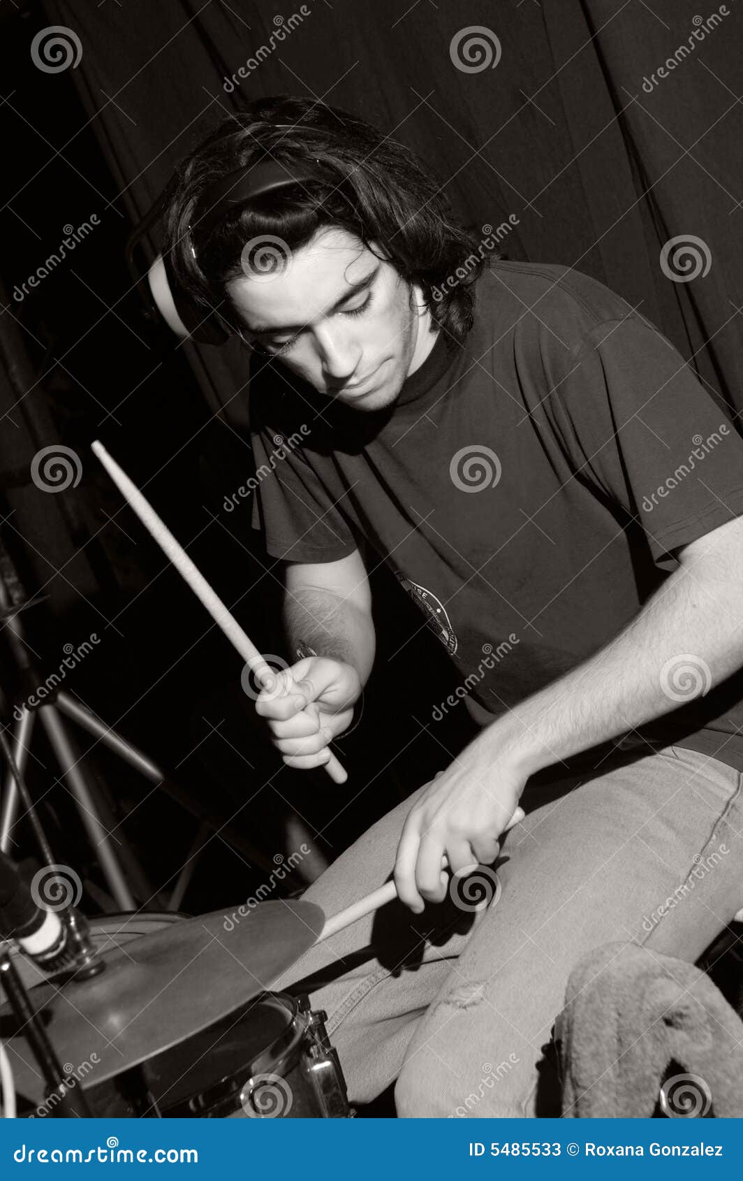 Drummer stock image. Image of perform, people, percussionist - 5485533