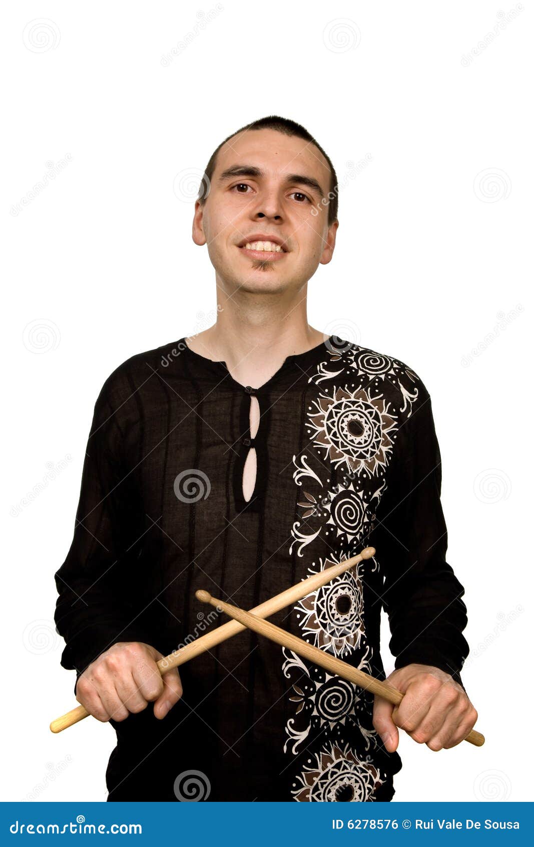 Drummer stock photo. Image of look, emotion, attitude - 6278576