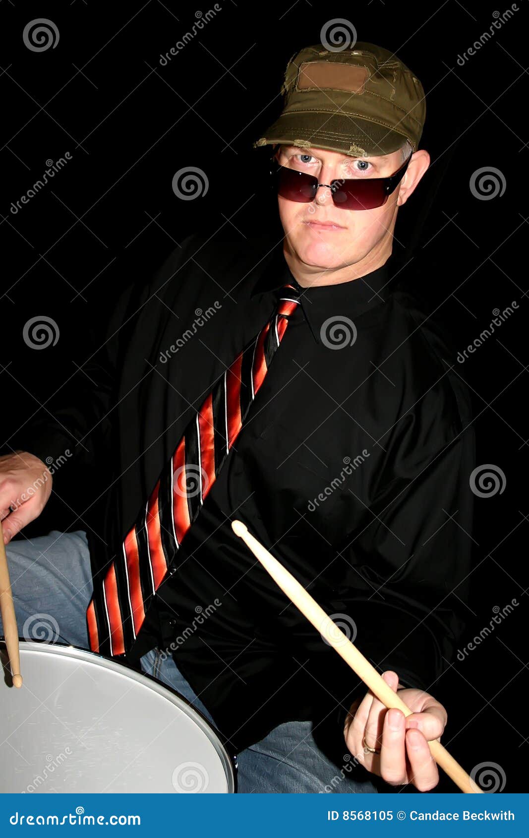 Drummer stock image. Image of musician, rock, drummer - 8568105