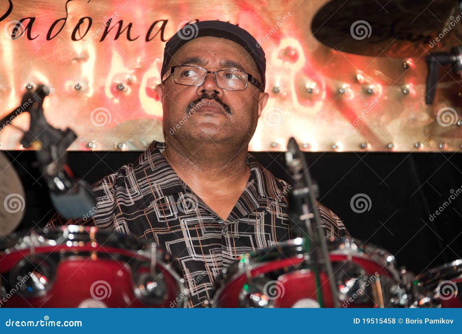 Drummer - Dennis Chambers editorial stock photo. Image of concert ...