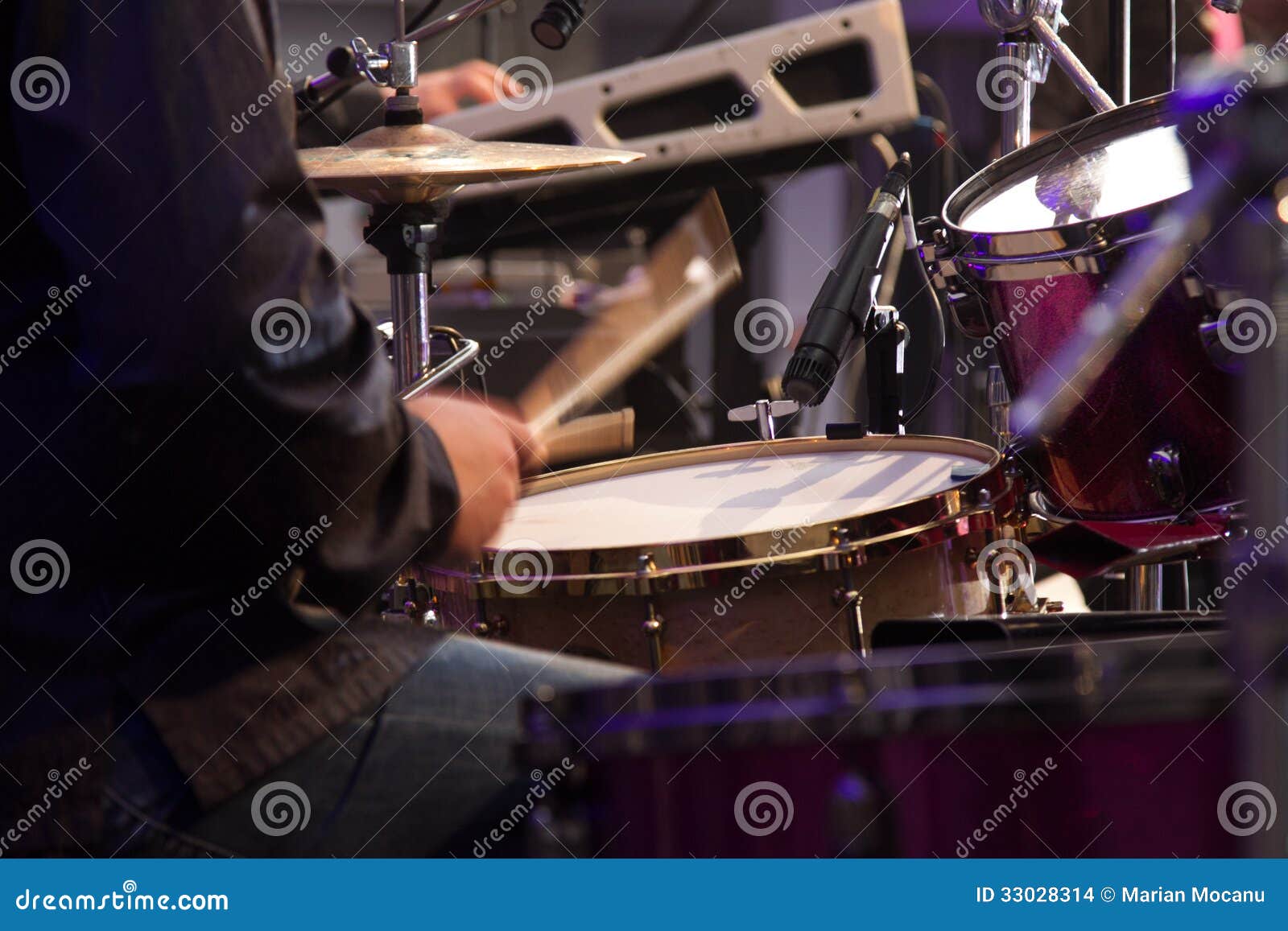 Drummer stock photo. Image of performer, performance - 33028314