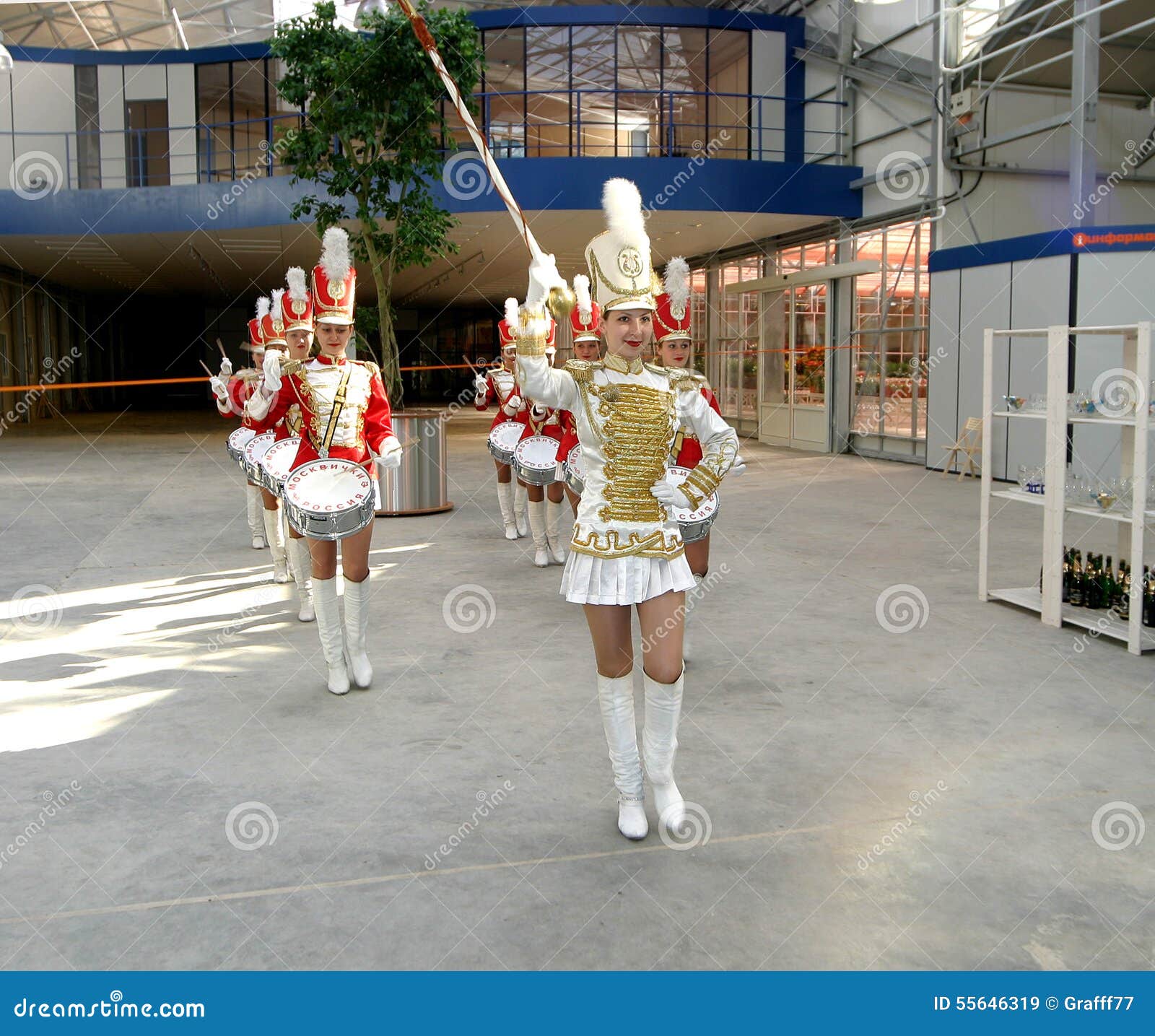 Drummer editorial stock image. Image of brass, defence - 55646319