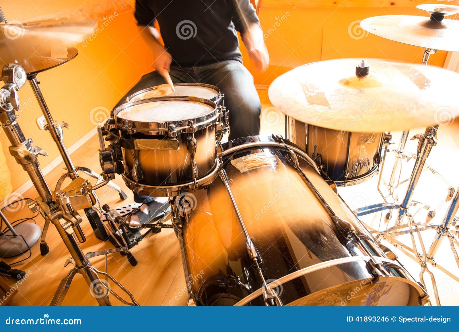 Drummer stock photo. Image of musical, male, performance - 41893246