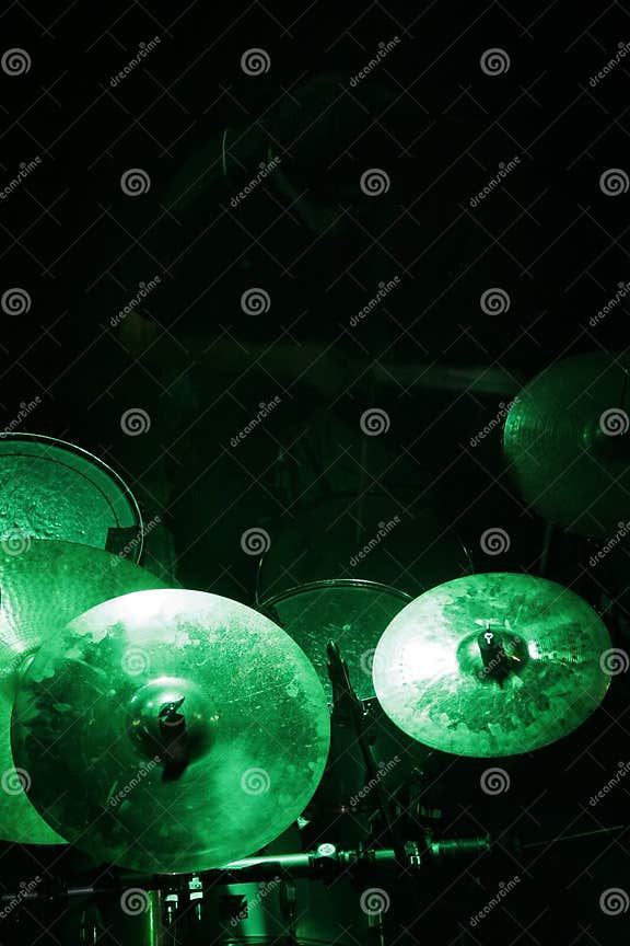 Drummer in shadow stock photo. Image of music, drummer - 4021798