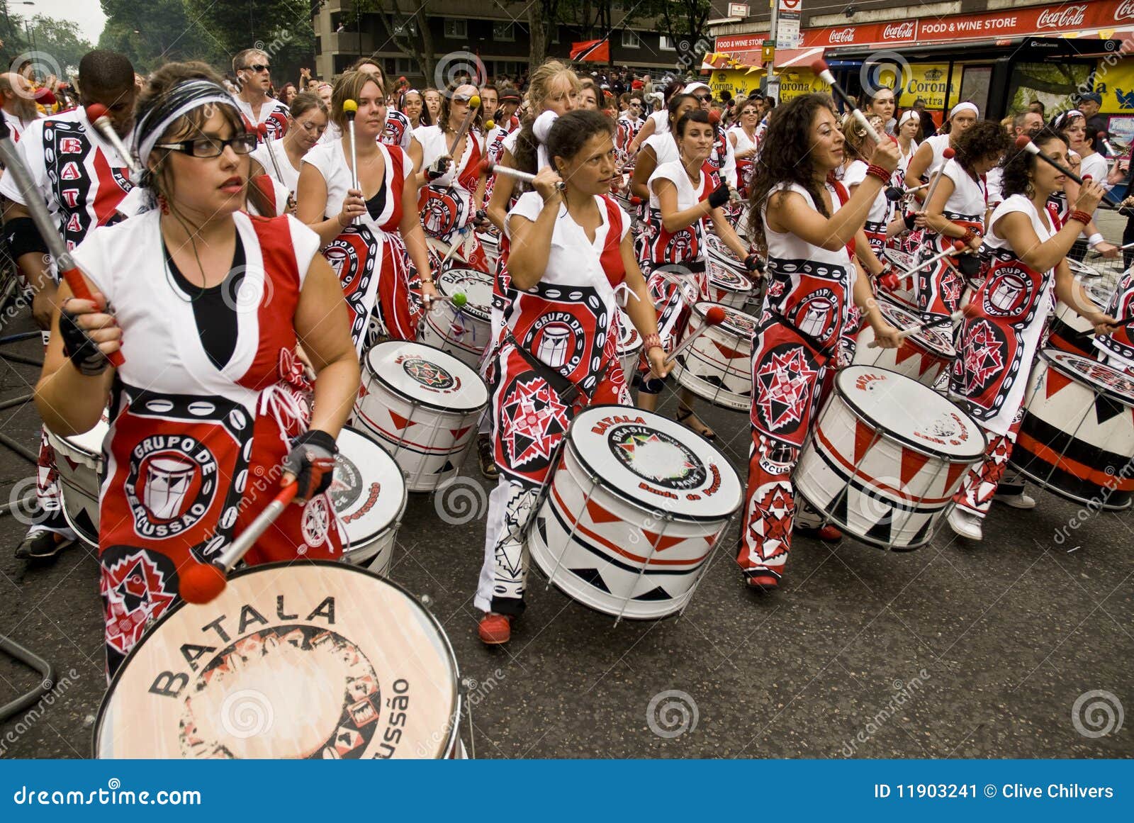 Drummers from Batala Banda De Percussao Editorial Photo - Image of ...