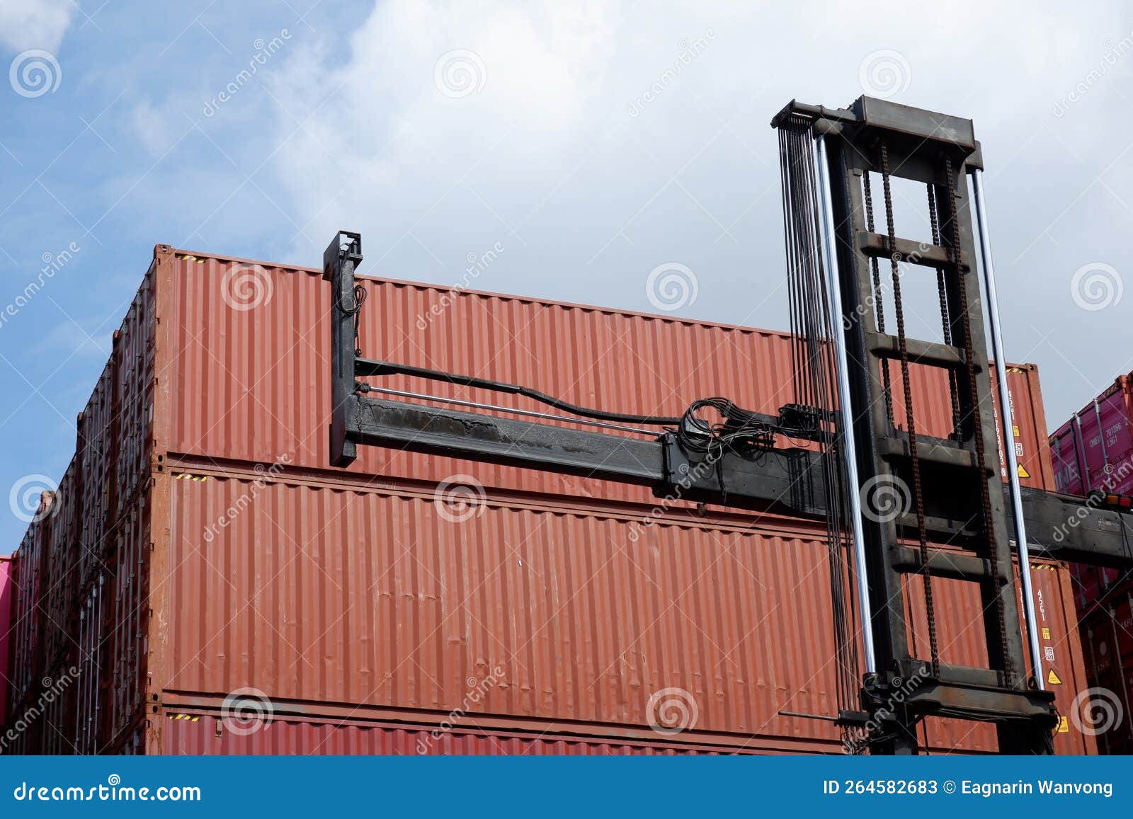 Drums and Container Handles, Viewed from Above Stock Image - Image of ...