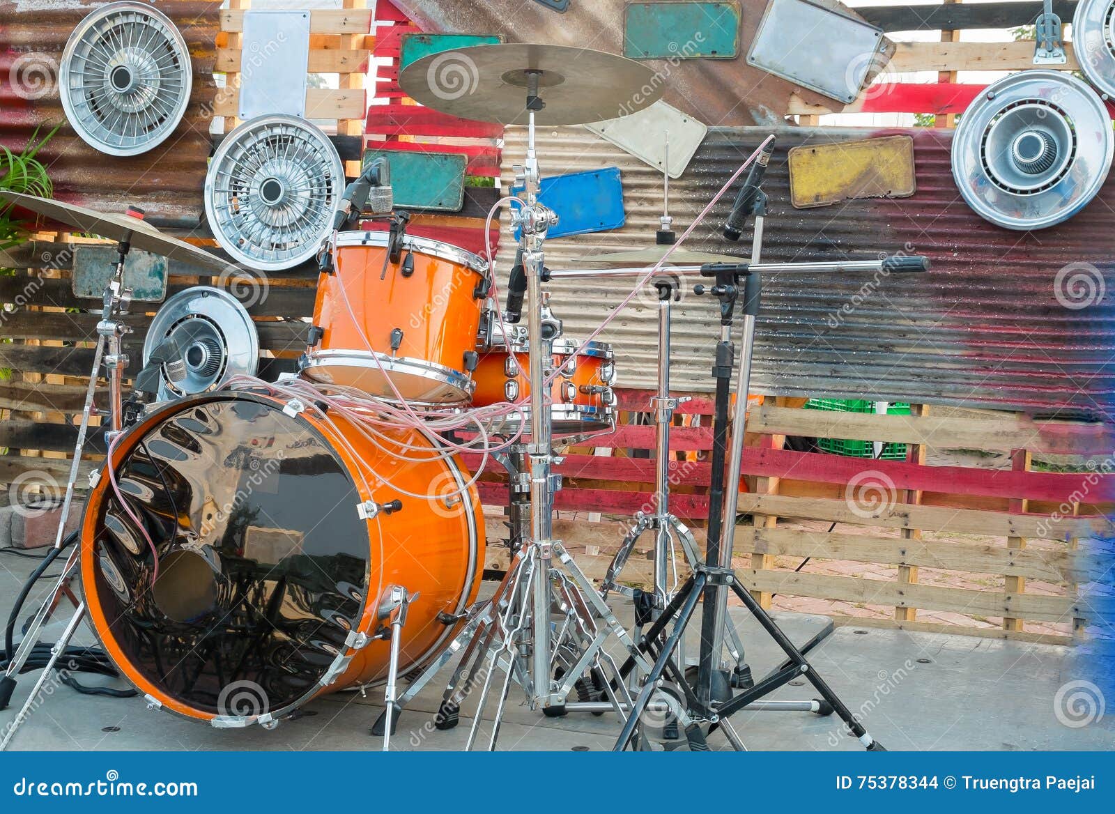 The Drums stock photo. Image of rock, jazz, roll, bass - 75378344