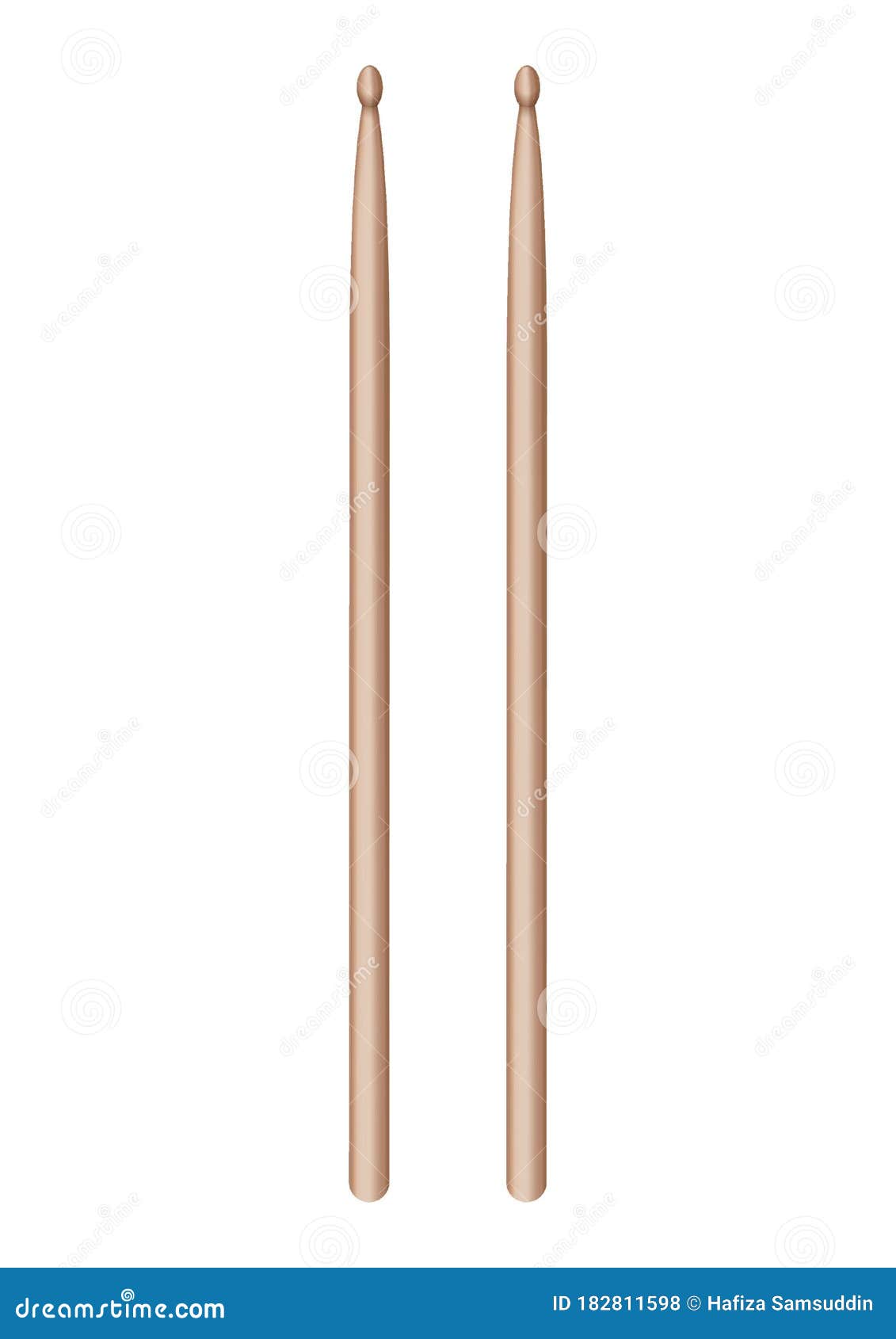 Drumsticks stock vector. Illustration of music, vectorn - 182811598