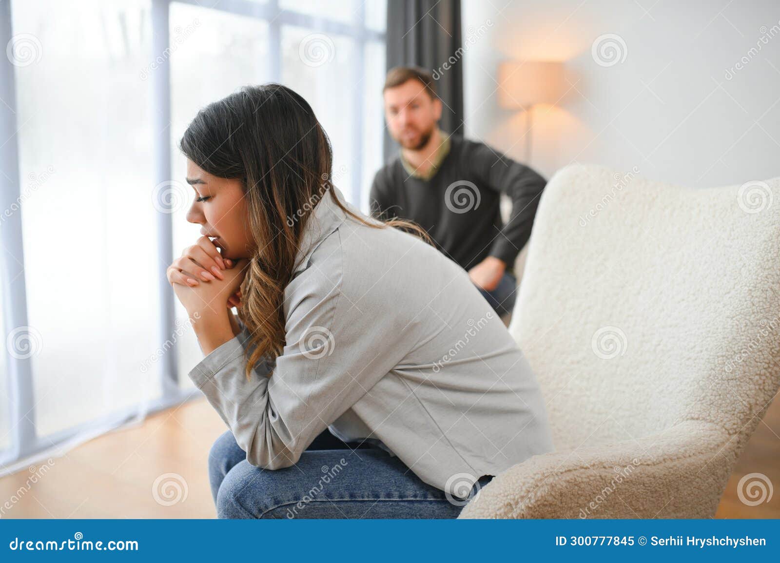 Drunk and Aggressive Boyfriend Yelling at His Girlfriend Stock Image ...
